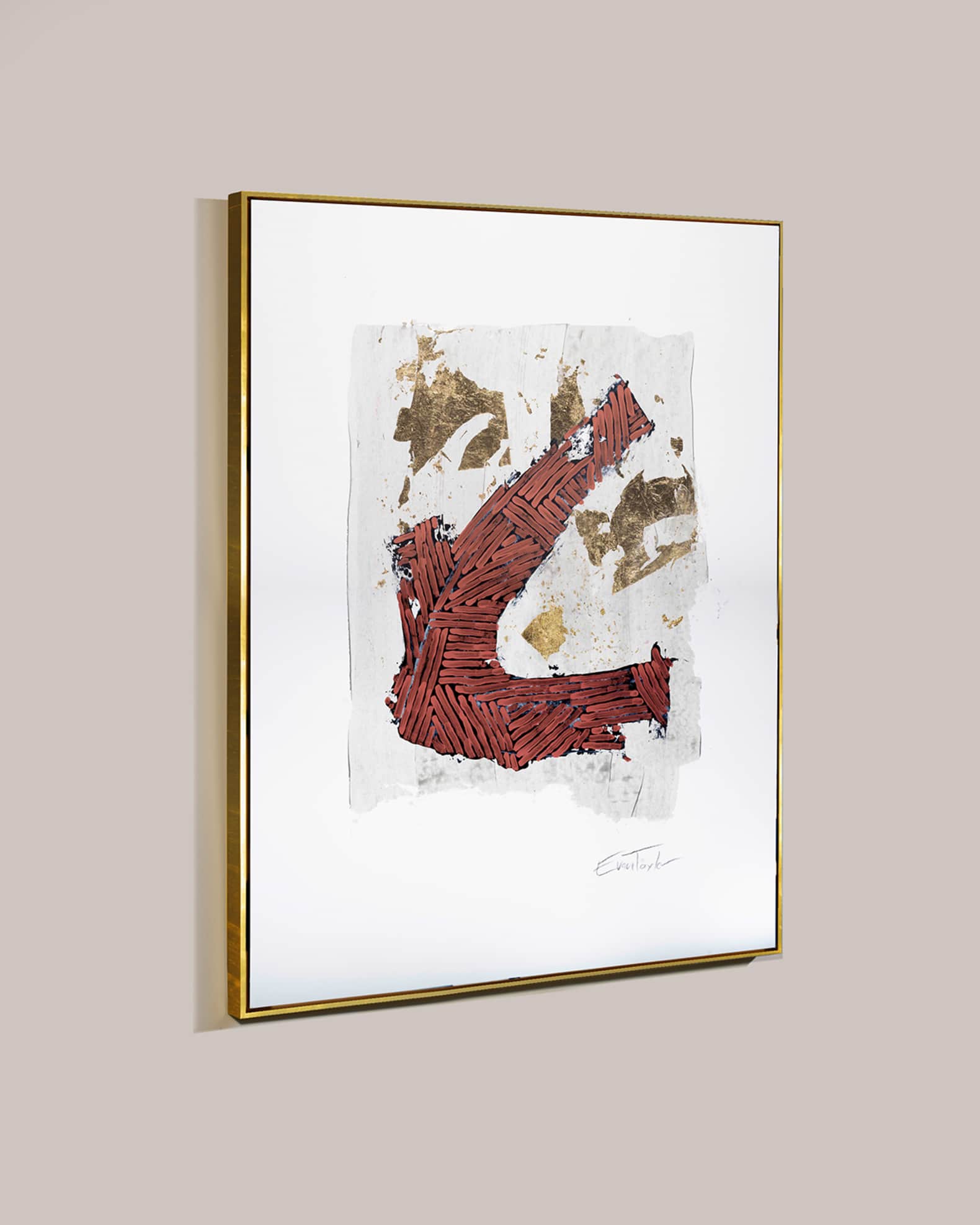 RFA Fine Art Red & Golden Giclee | Horchow