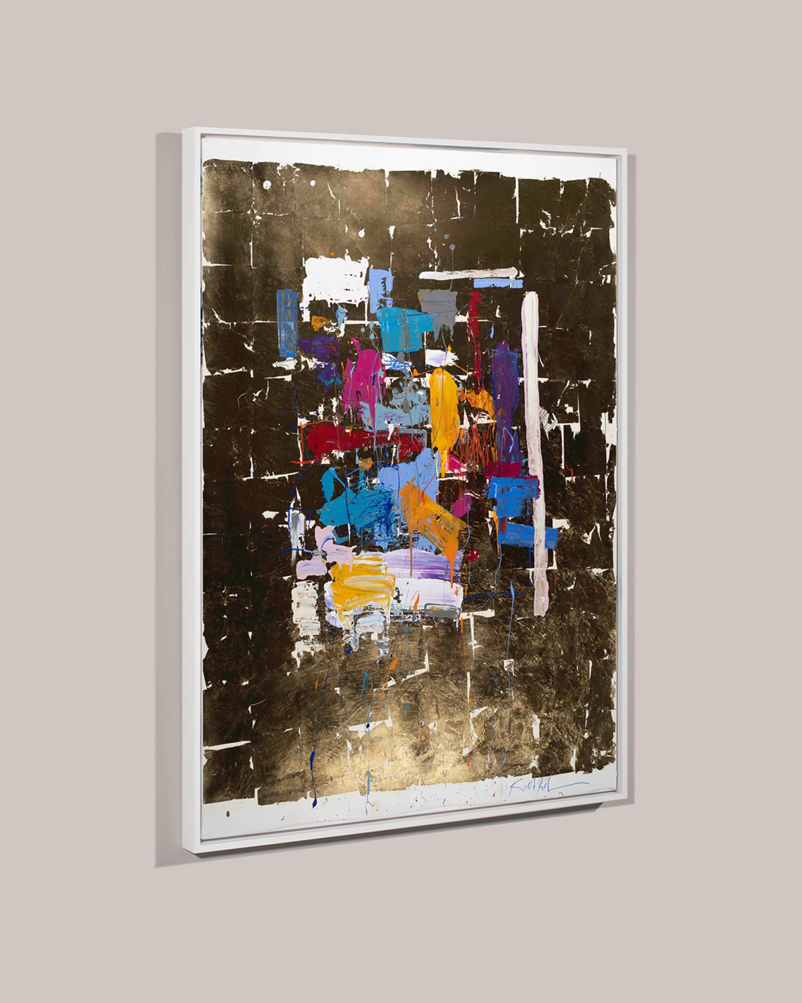 RFA Fine Art "Abstract On Gold" Giclee by Robert Robinson | Horchow