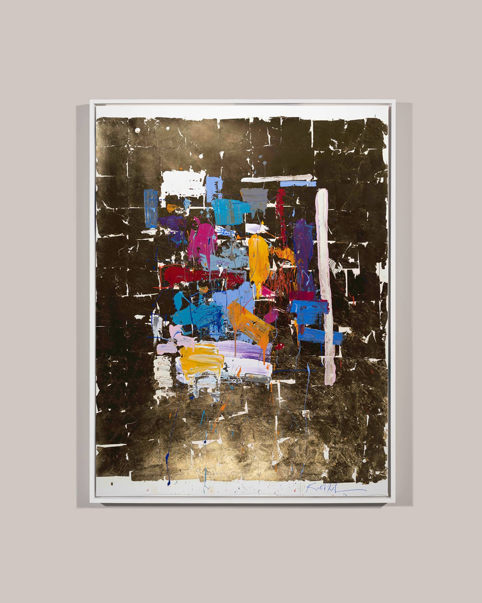 RFA Fine Art "Abstract On Gold" Giclee by Robert Robinson | Horchow