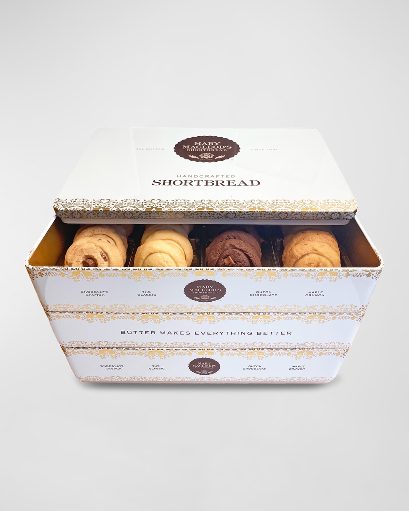 Mary Macleod’s Shortbread Variety Signature Cookie Tin, 3-Layer Tin of ... Mary Macleod’s Shortbread Variety Signature Cookie Tin, 3-Layer Tin of ...