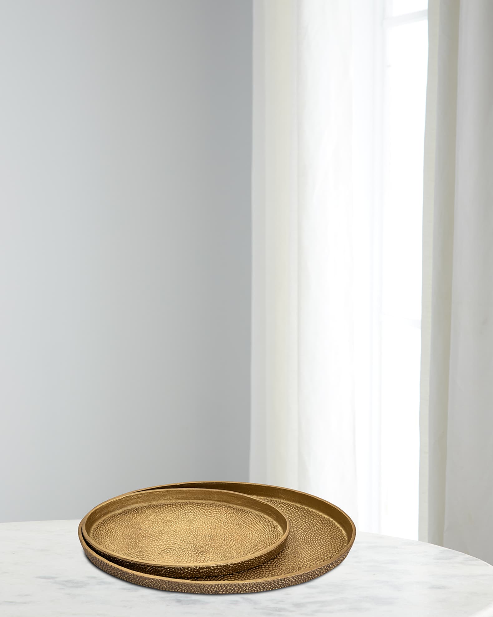 Oval Pebble Trays, Set of 2 | Horchow