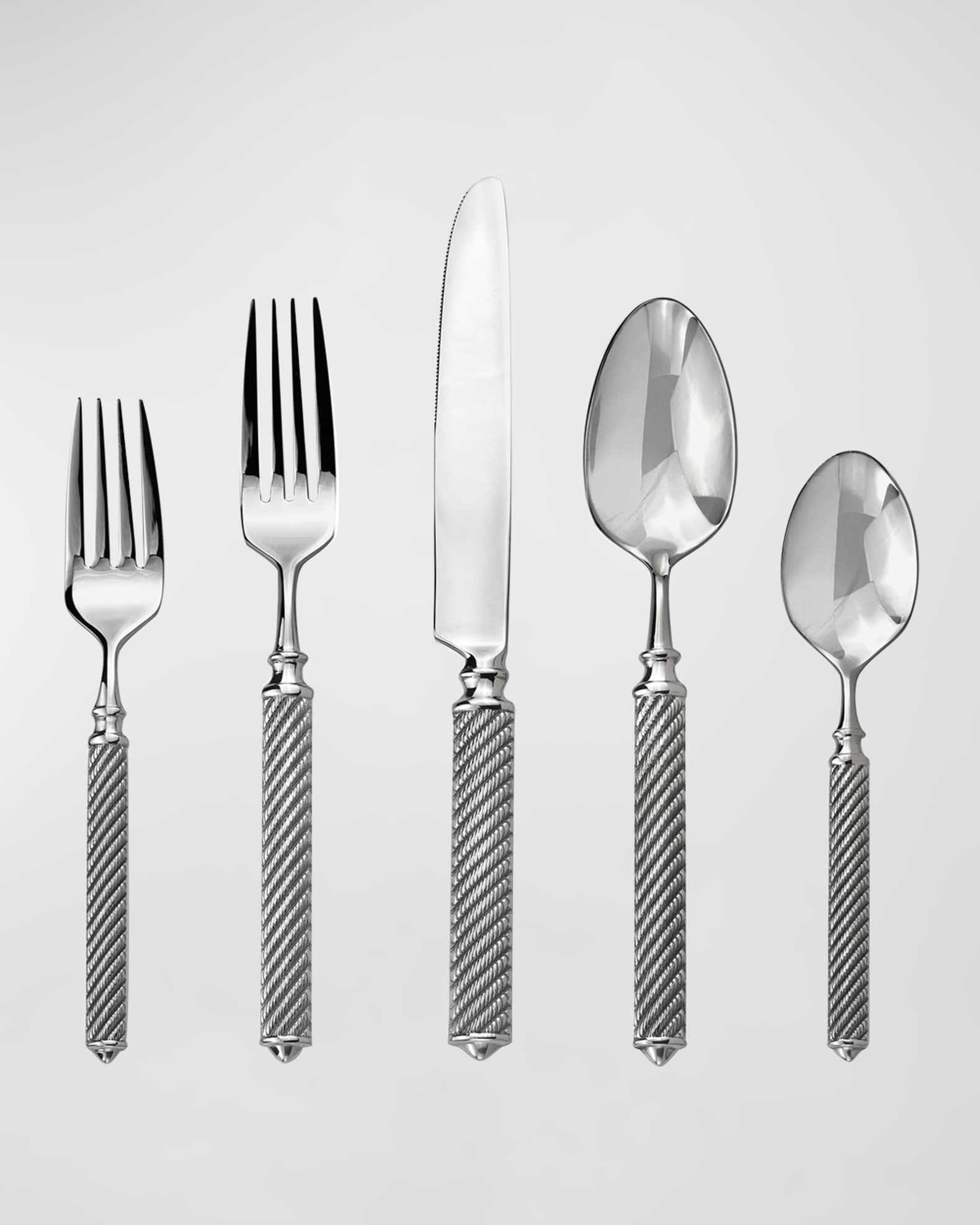 Ricci Silversmith Torsade Mirror 45-Piece Flatware Set | Horchow
