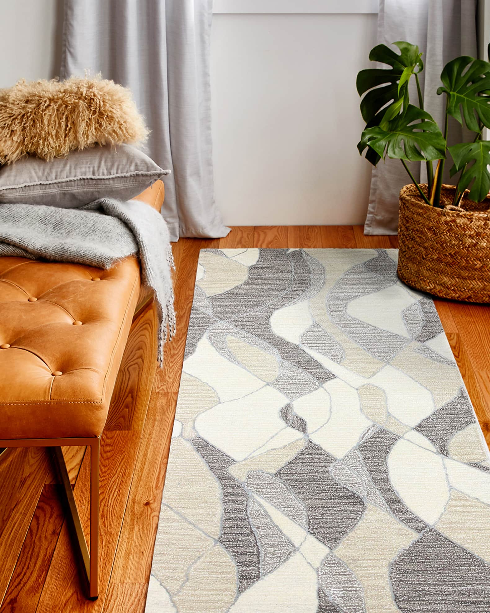 Marley Hand-Tufted Rug, 3' x 8' | Horchow