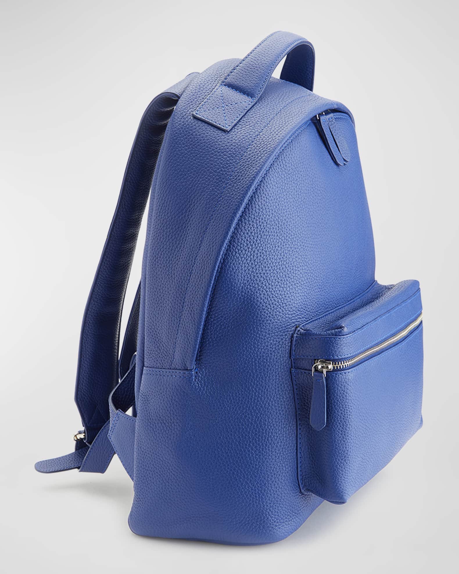 ROYCE New York Monogrammed Leather 13" Laptop Backpack | Horchow