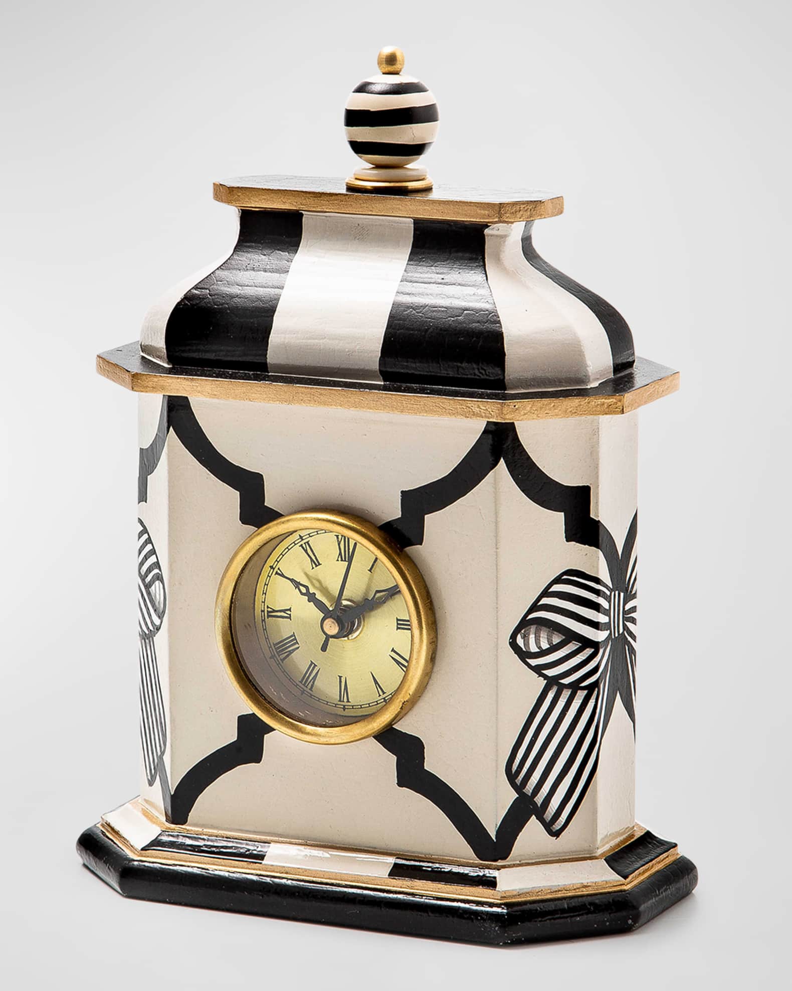 MacKenzie-Childs Pretty as a Bow Clock | Horchow