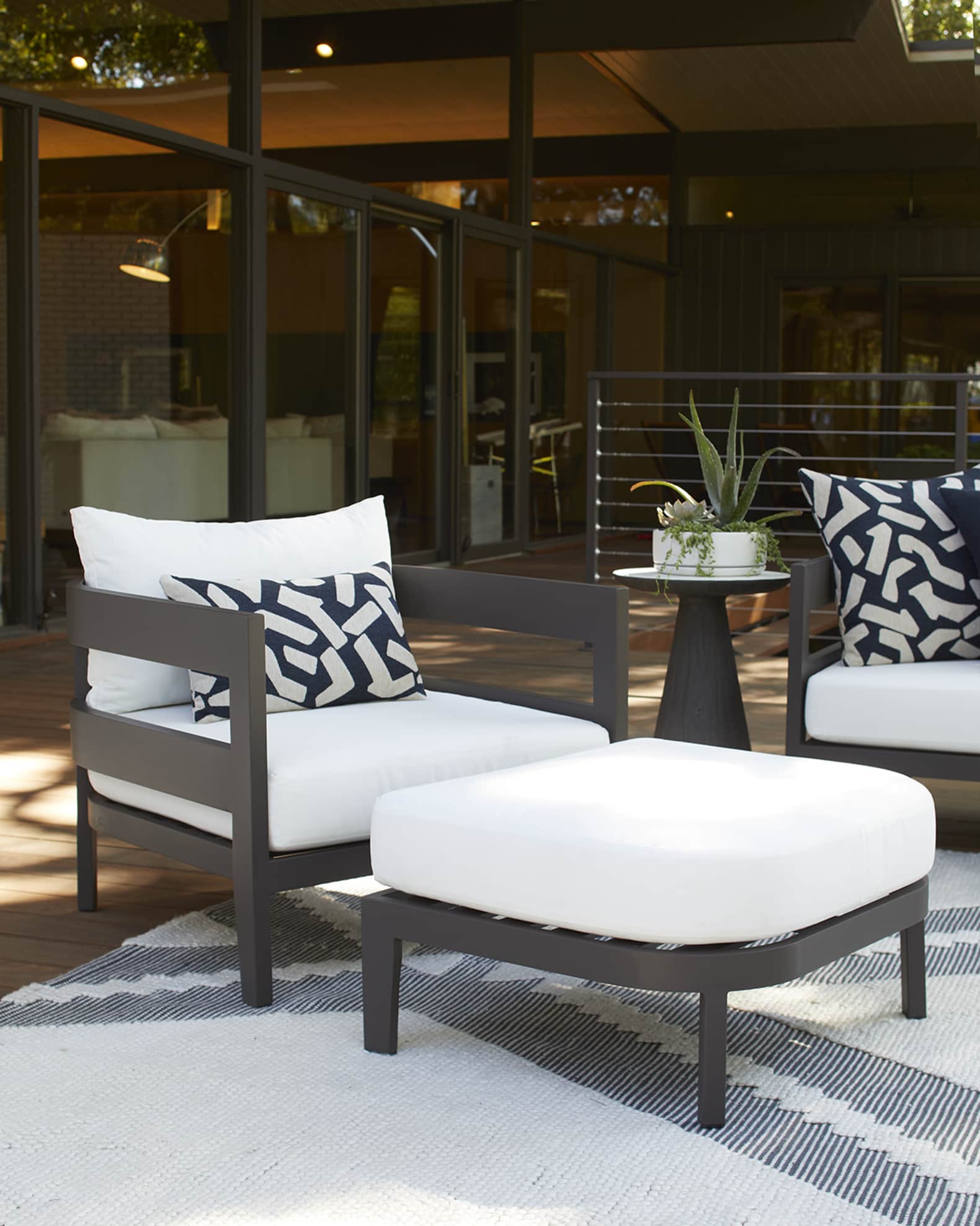 Neiman Marcus Capri Ottoman | Horchow