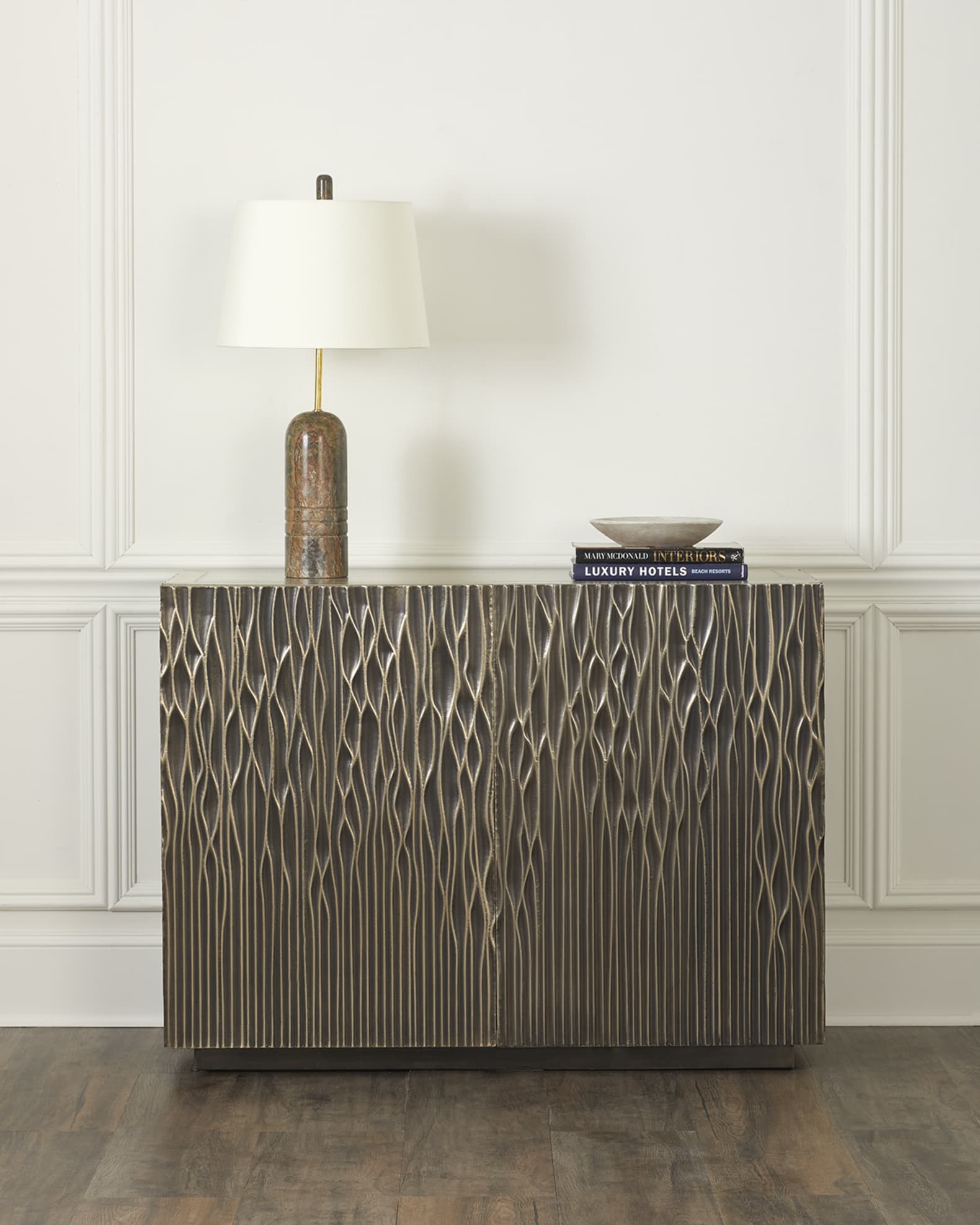 Bernhardt Interiors Skylar Silver Alloy Chest | Horchow