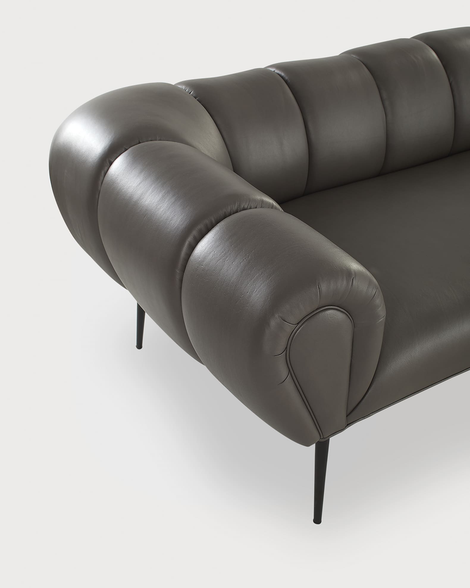 Haute House Graham Leather Sofa, 99" | Horchow