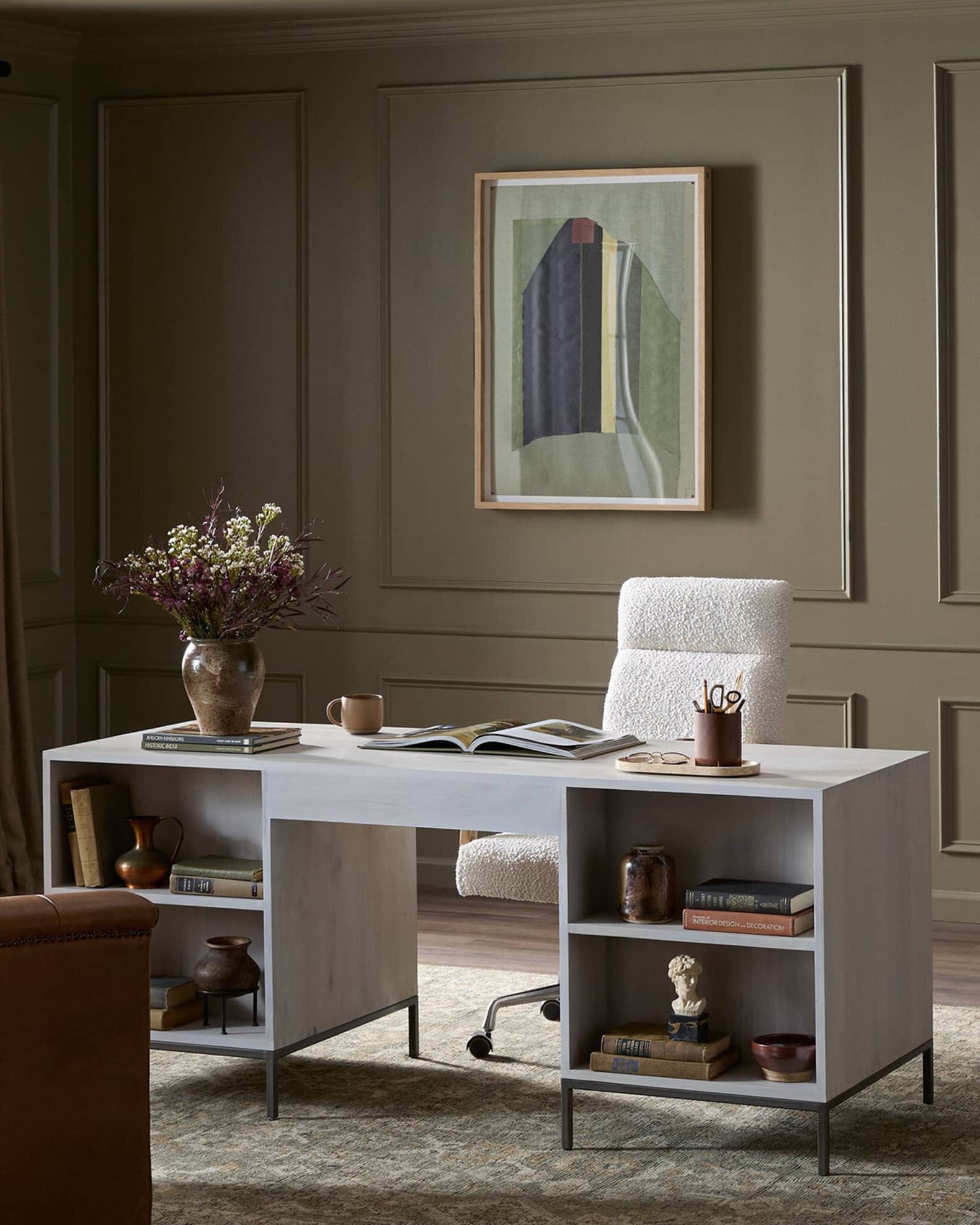 Four Hands Trey Executive Desk | Horchow