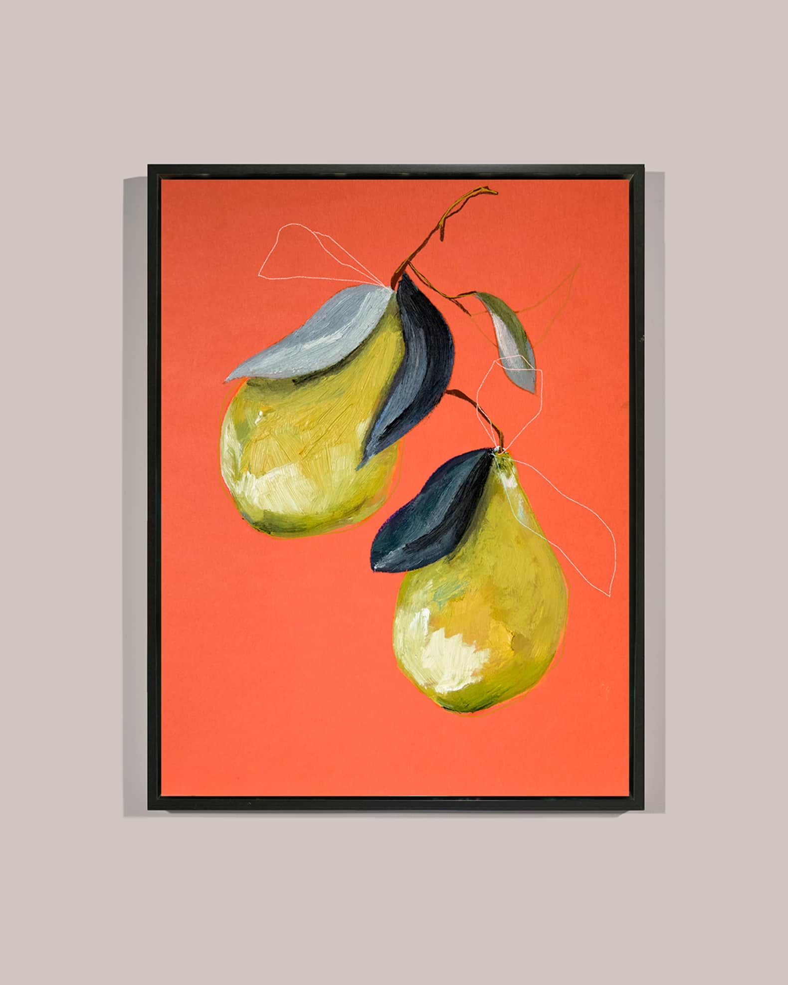 Yoffi "Pear 3" Framed Giclee | Horchow