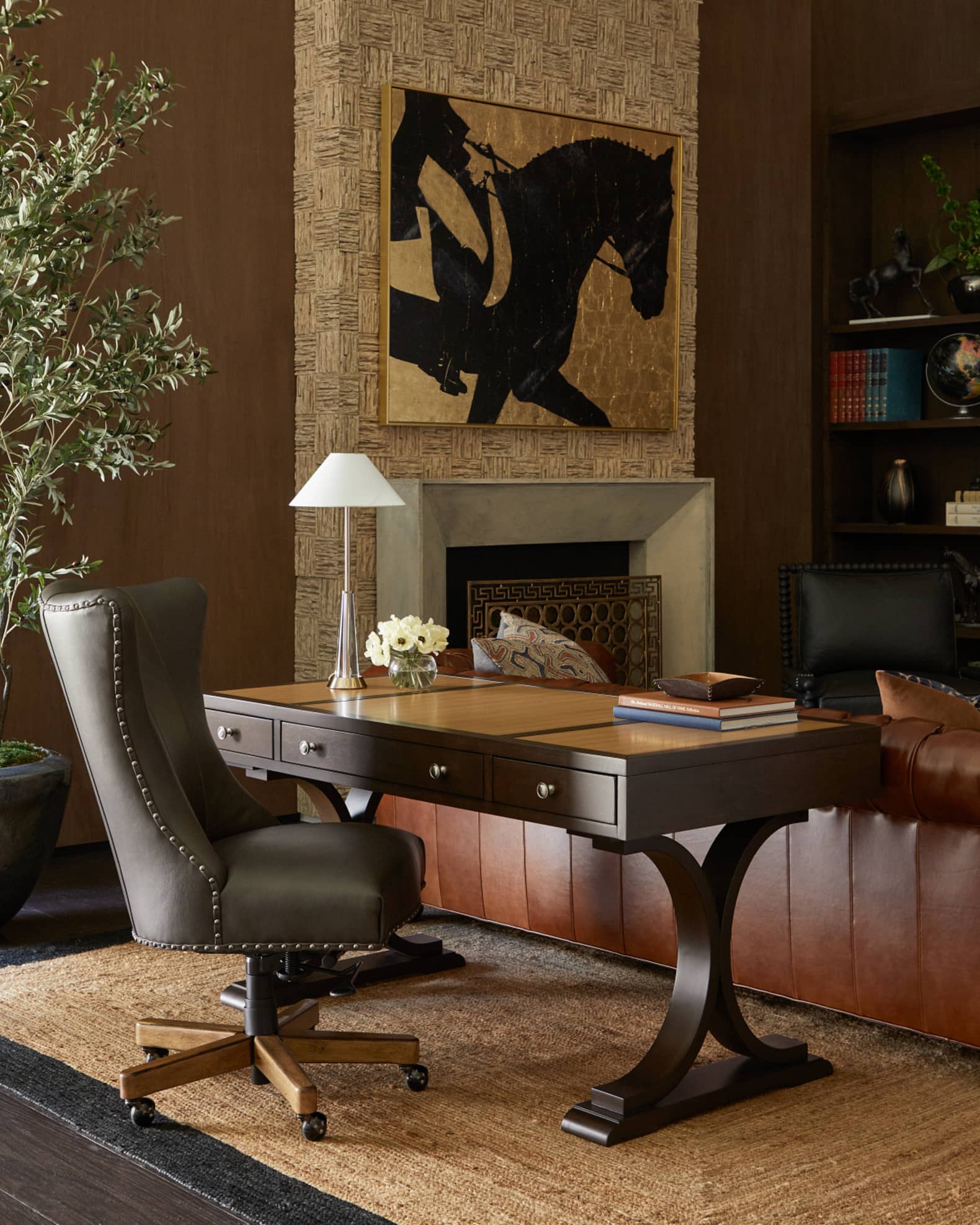 Hooker Furniture South Park Writing Desk | Horchow