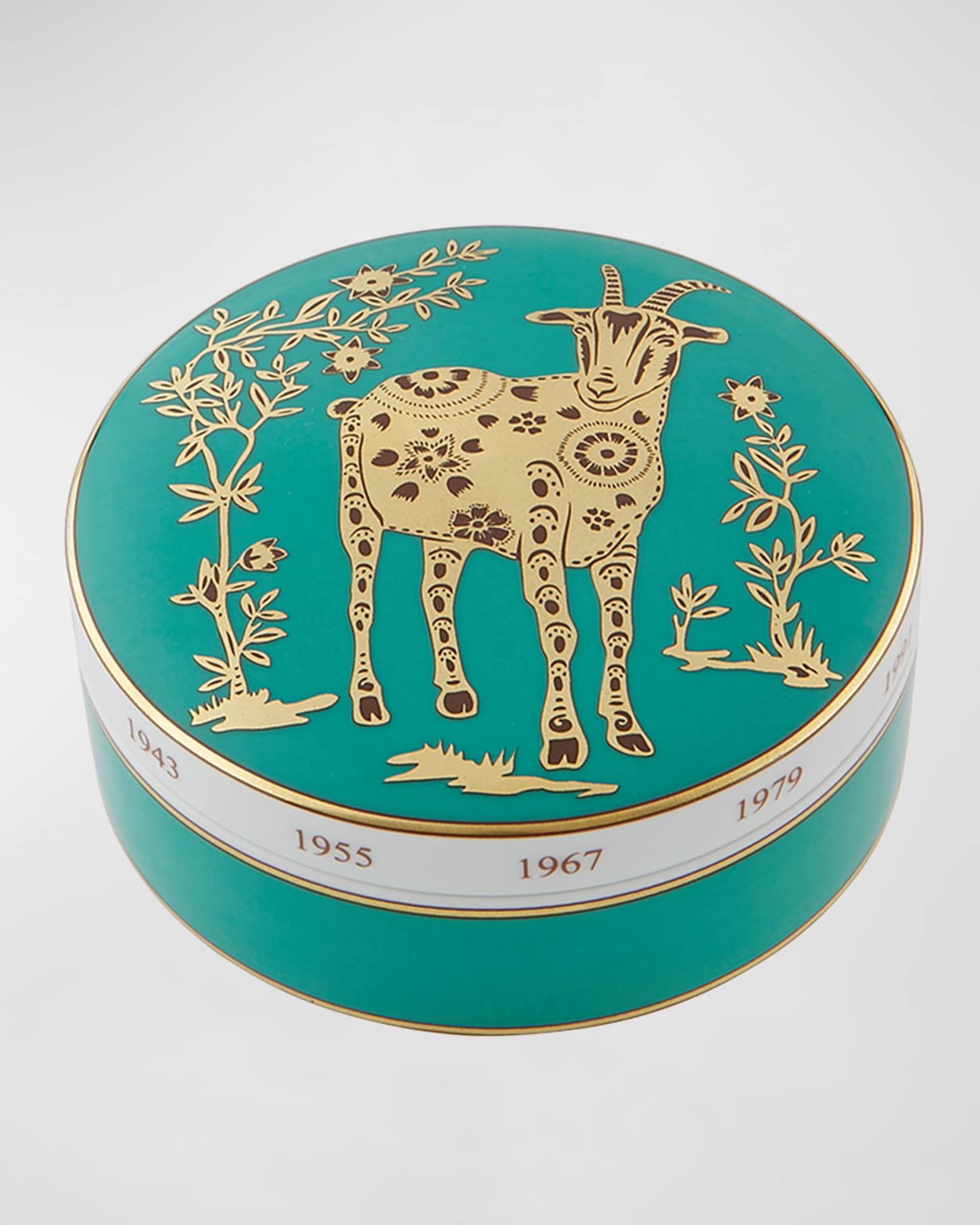 Vista Alegre Large Round Box, Sheep | Horchow