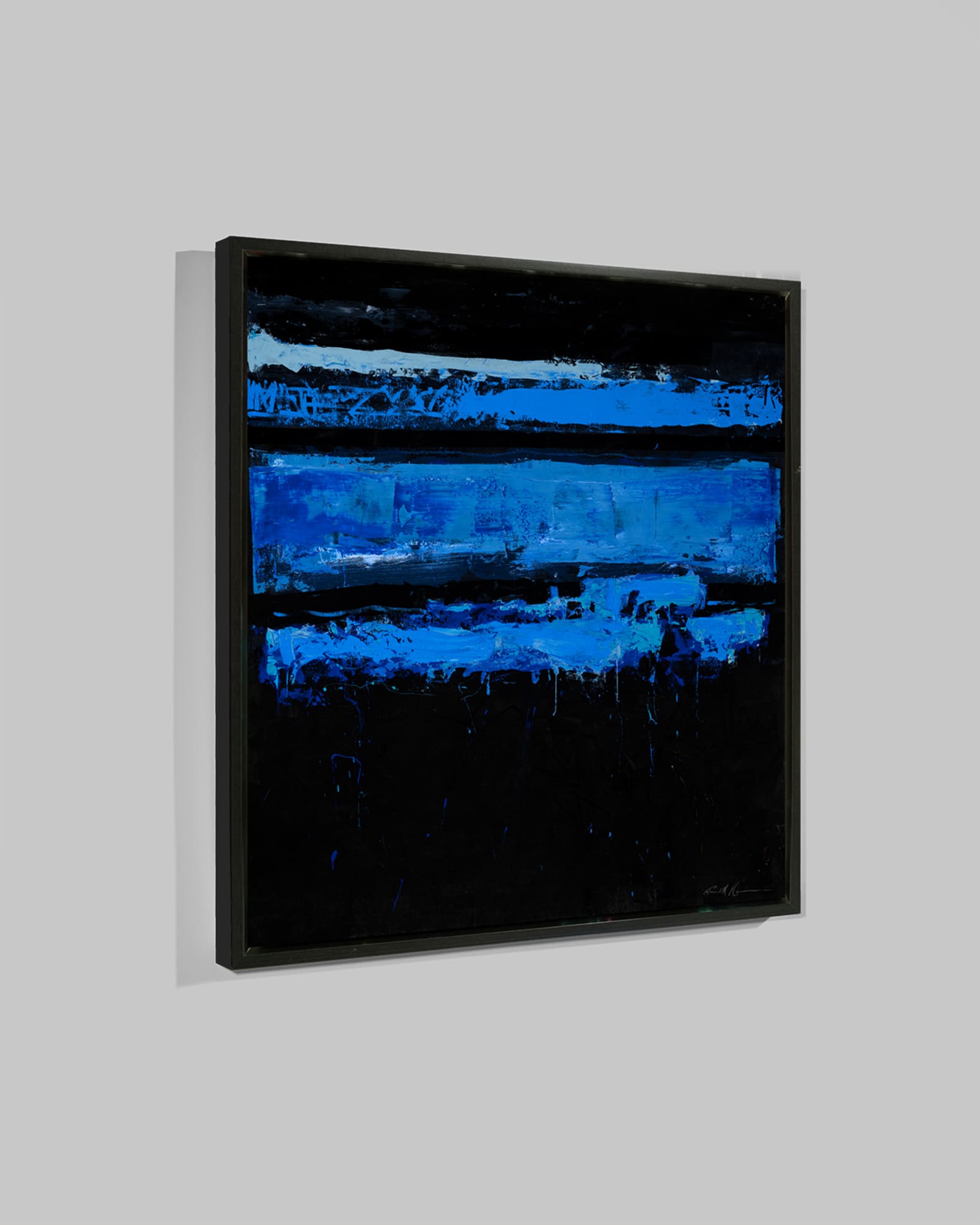 RFA Fine Art "Noir Et Bleu" Giclee Canvas Art by Robert Robinson | Horchow