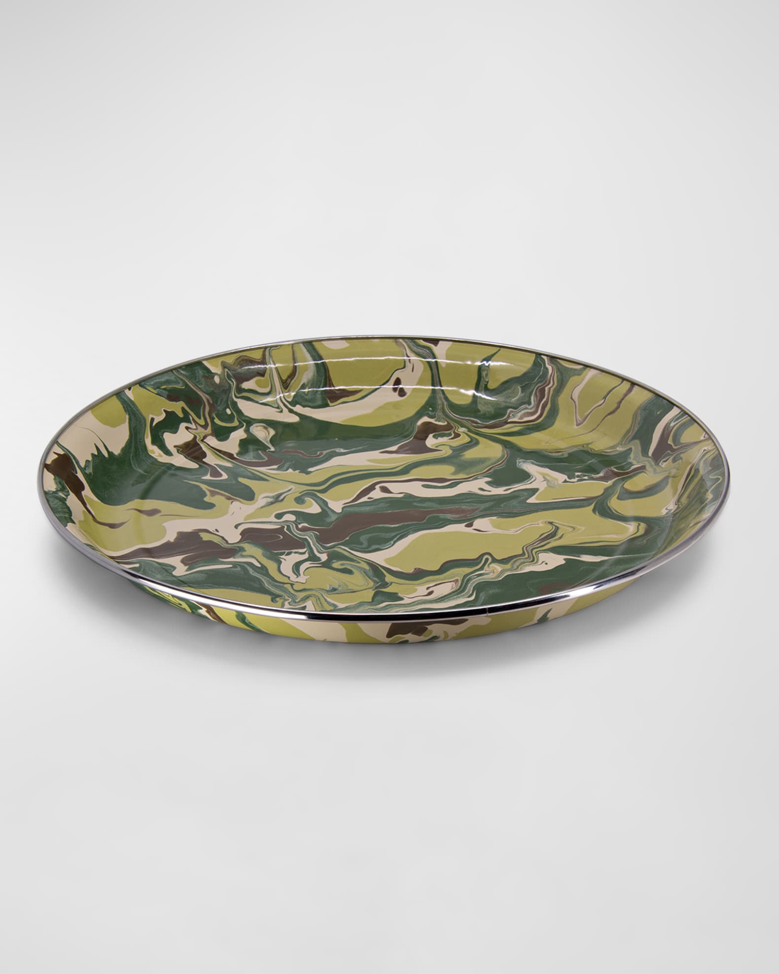 Golden Rabbit Camouflage Marbled Medium Tray | Horchow