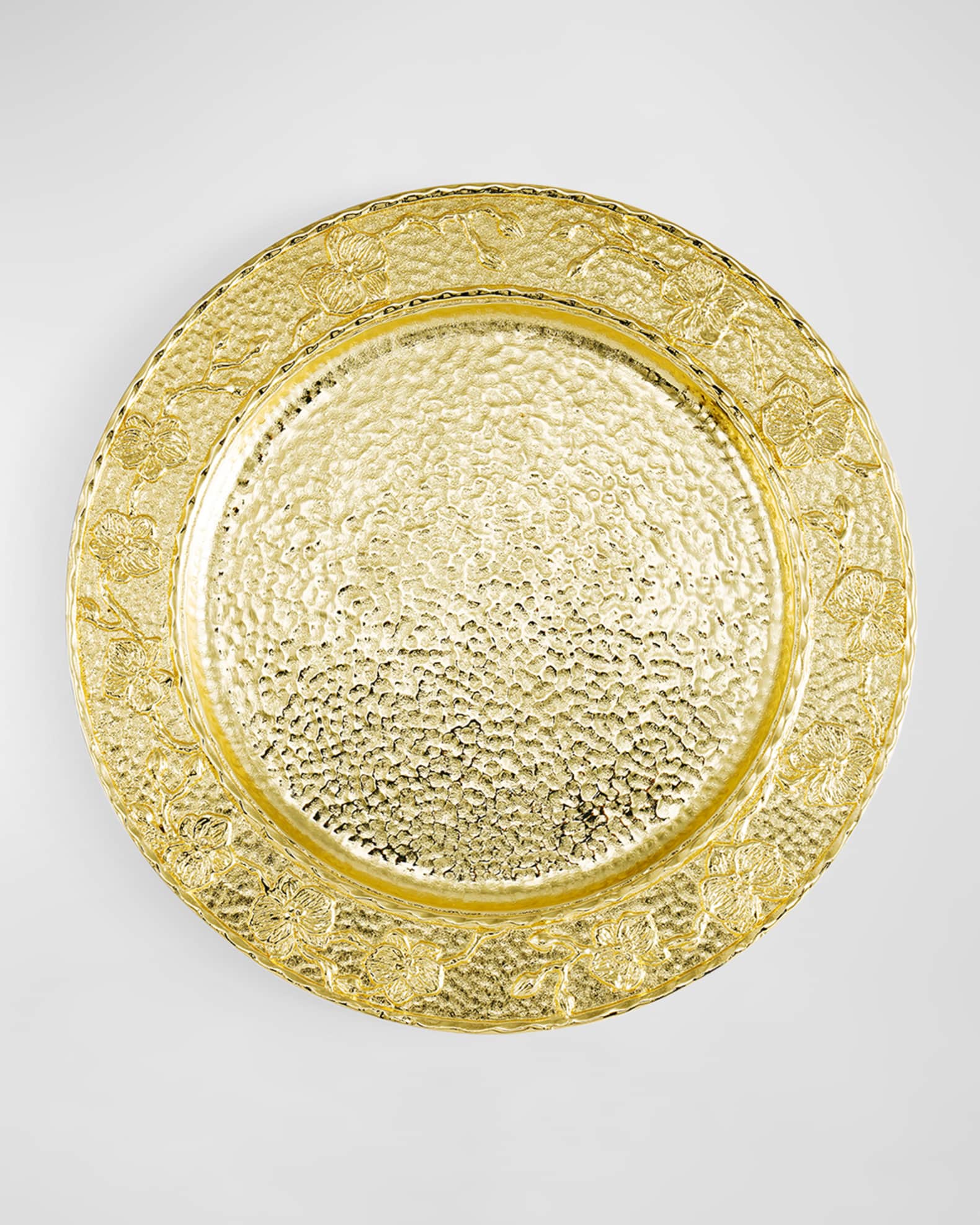 Michael Aram Gold Orchid Charger Plate | Horchow