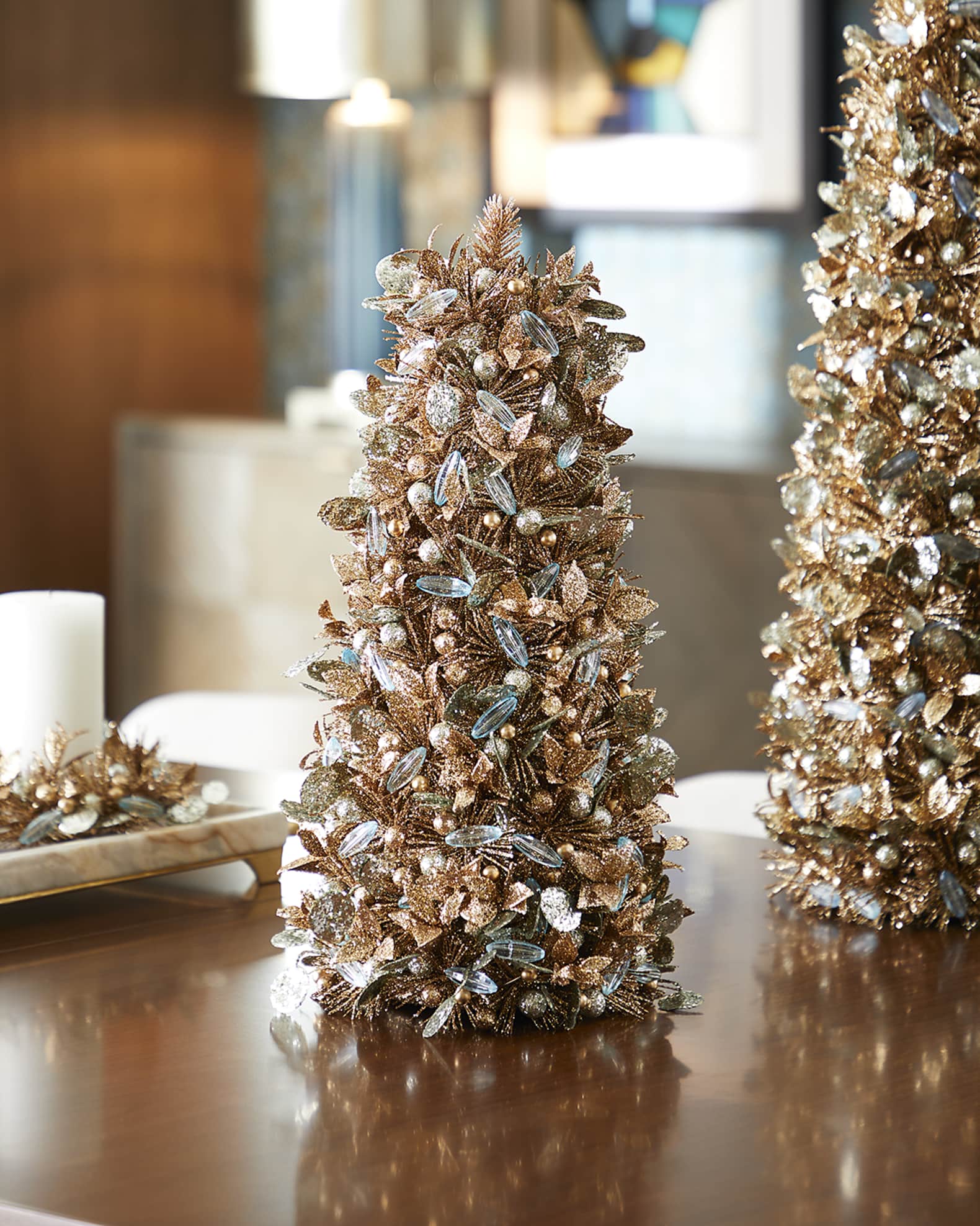 Salzburg Creations 18" Art Deco Shimmer Christmas Tree | Horchow