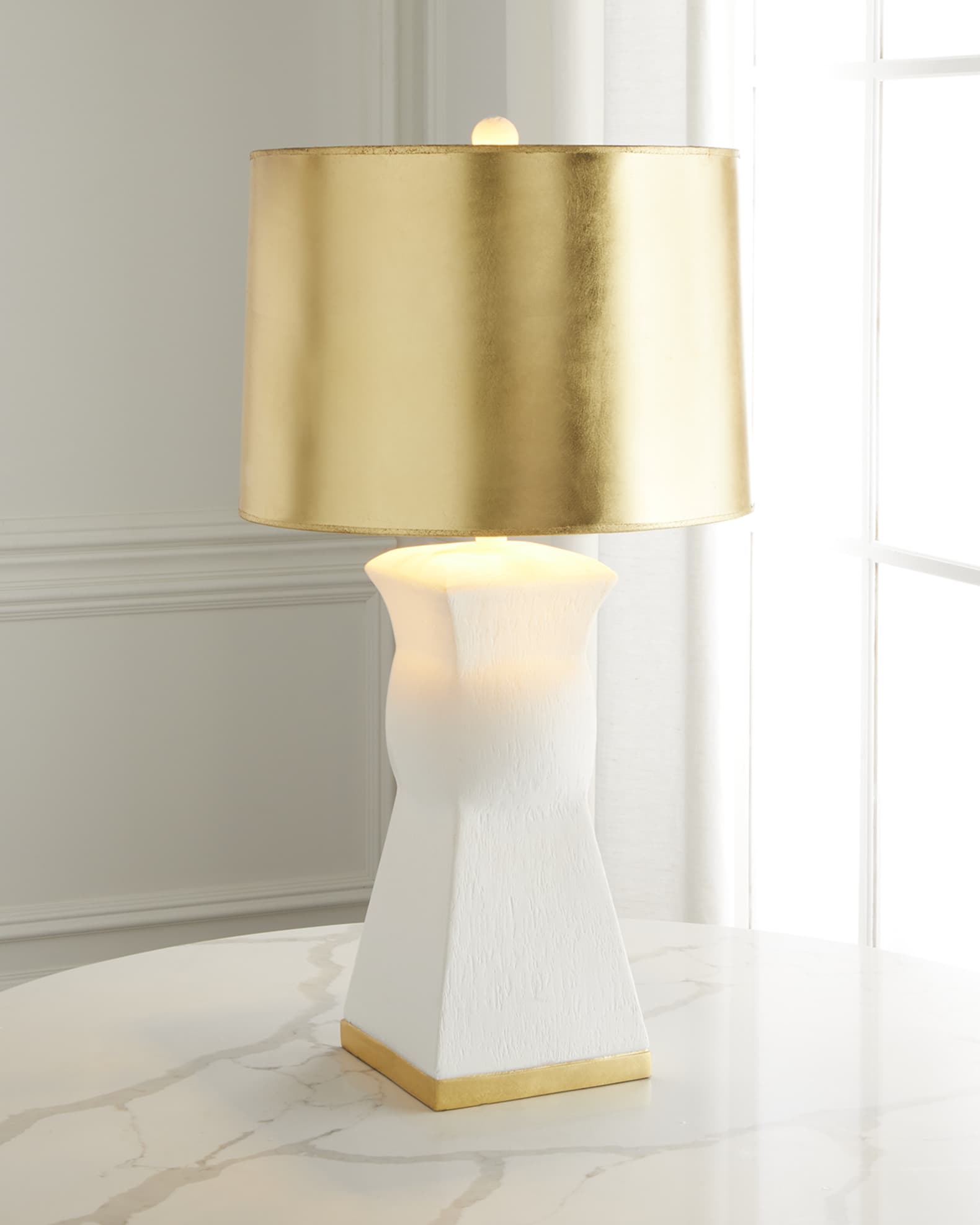Old World Design Haven Gesso Lamp | Horchow
