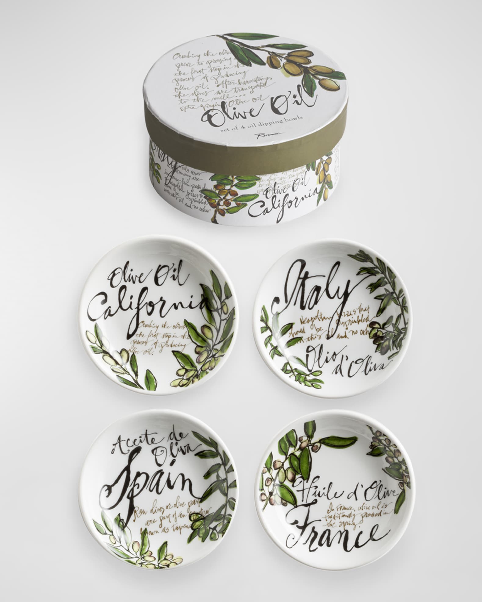 Rosanna Olive Oil Dipping Dishes, Set of 4 | Horchow