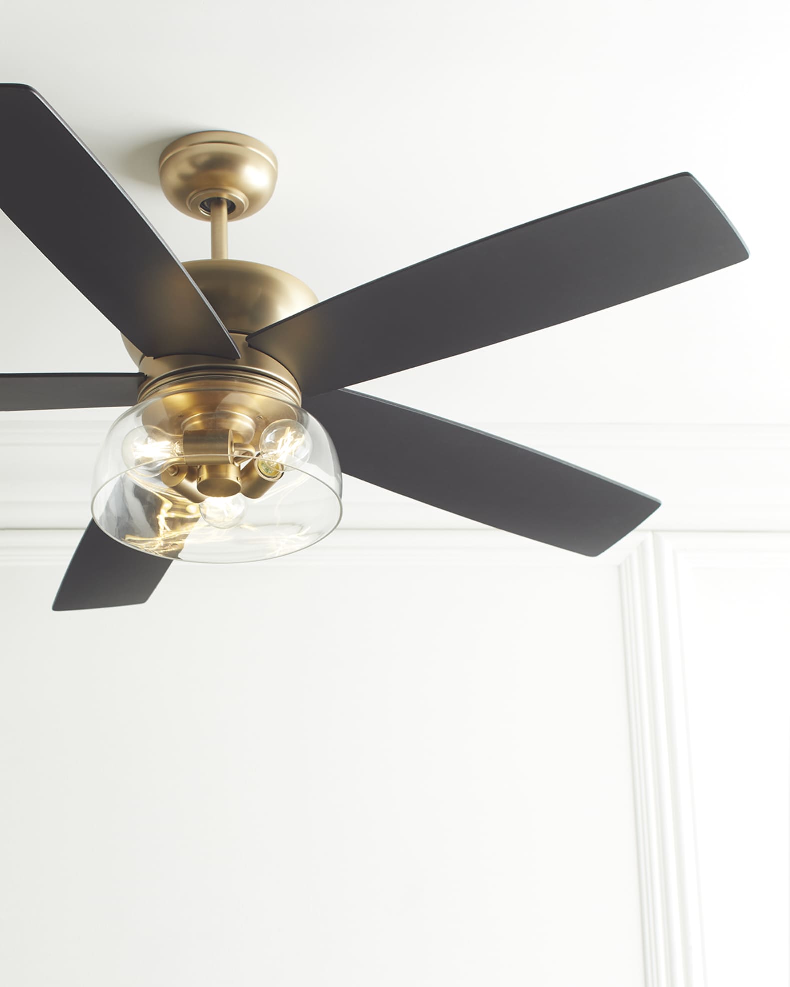 Ellington Gibson 52" Wi-Fi Ceiling Fan with Light Kit | Horchow