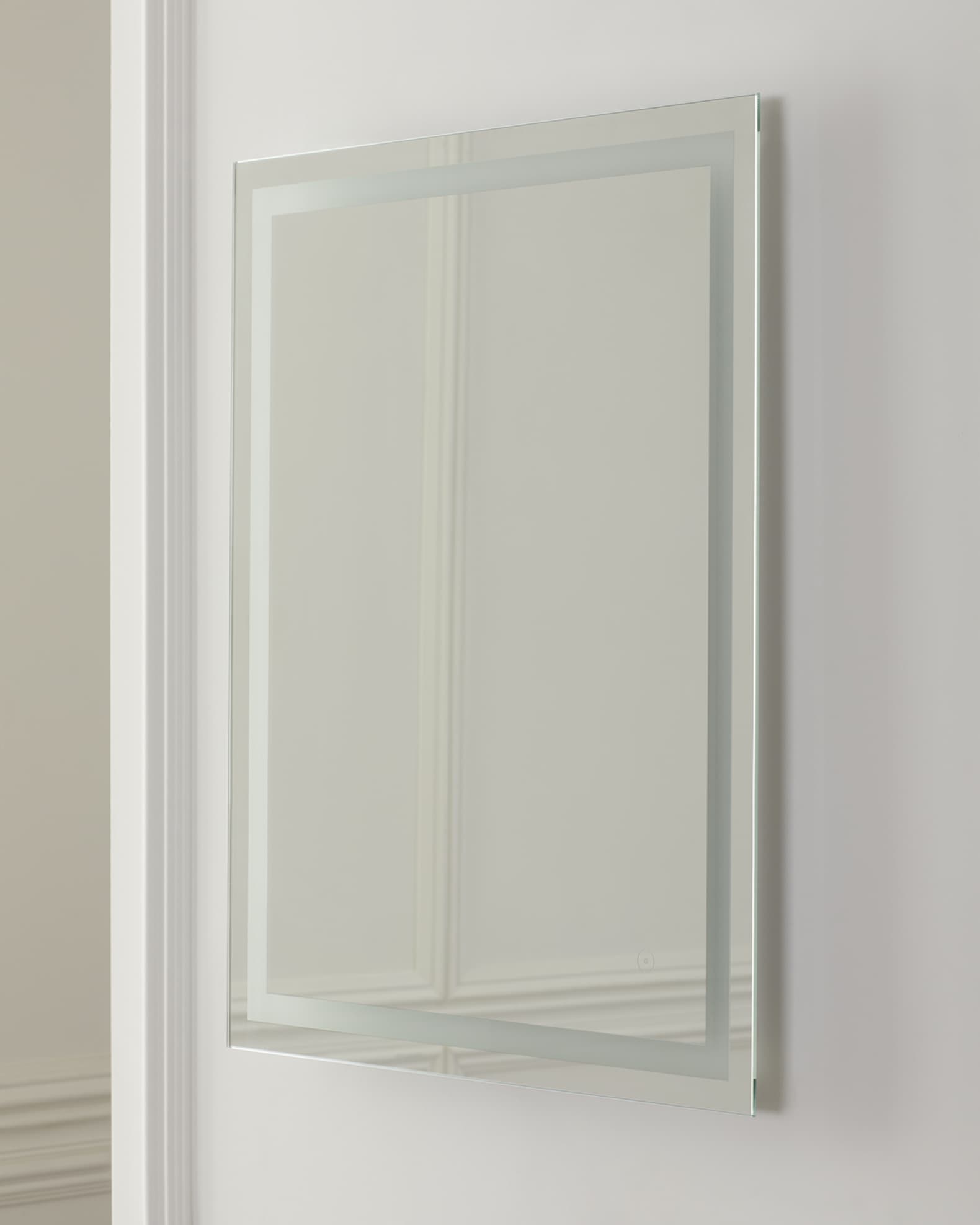 Ellington Rectangular LED Mirror With Defogger and Dimmer, 3000K, 30" x 24" | Horchow