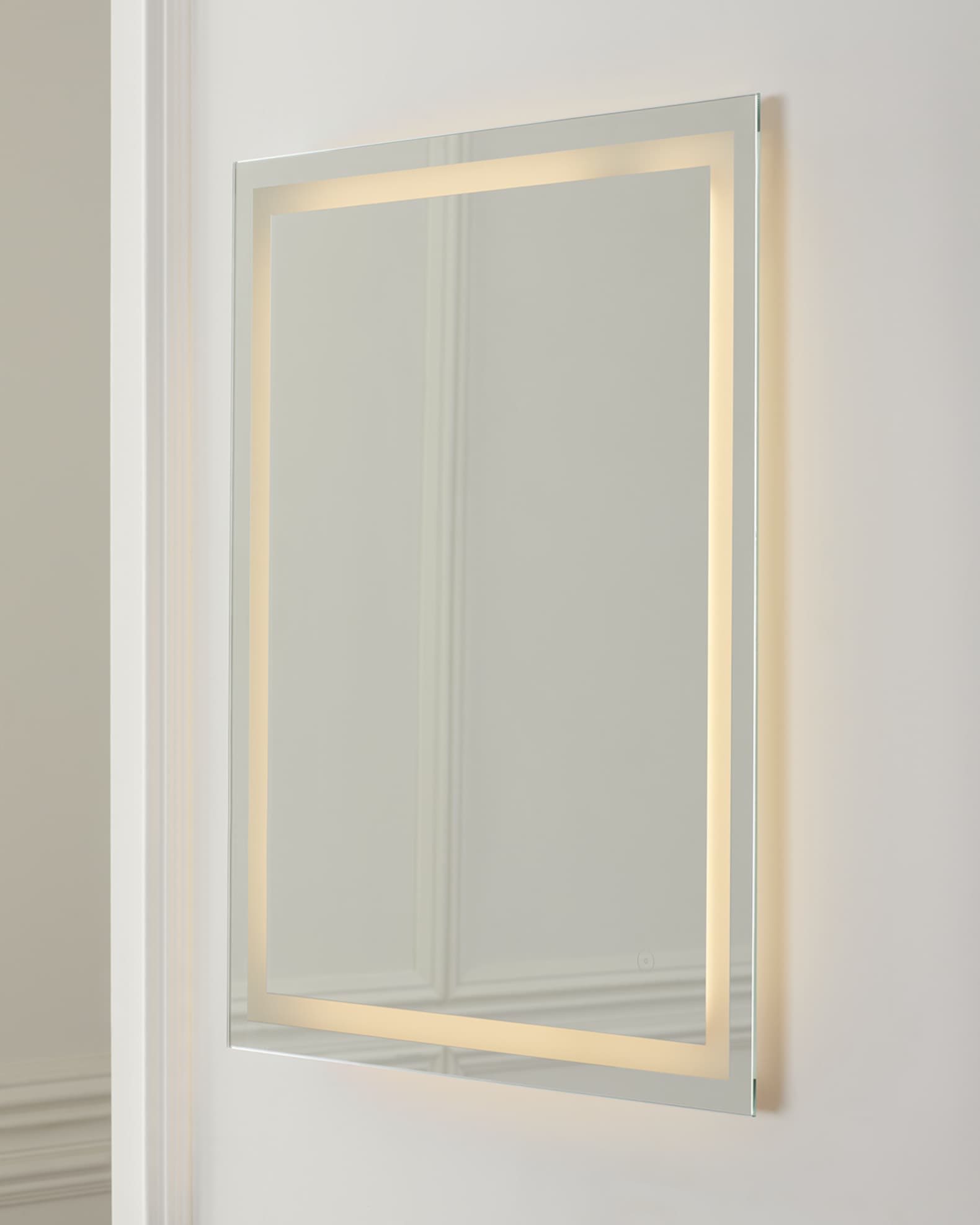 Ellington Rectangular LED Mirror With Defogger and Dimmer, 3000K, 30" x 24" | Horchow