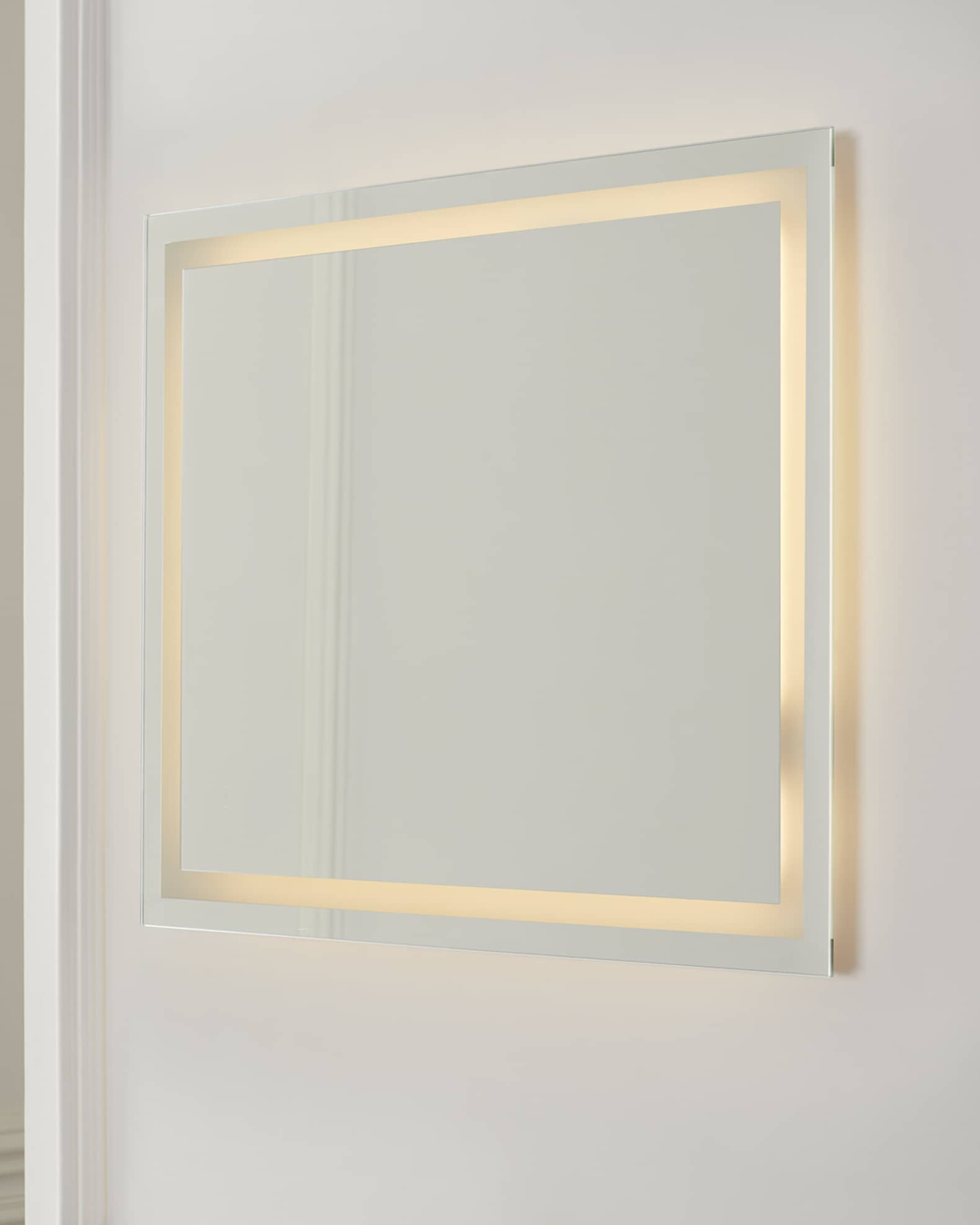 Ellington Rectangular LED Mirror With Defogger and Dimmer, 3000K, 30" x ...