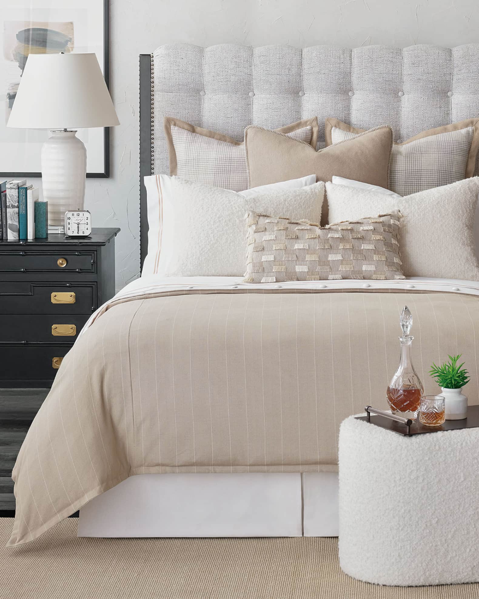 Eastern Accents Kelso Pinstripe Duvet Cover | Horchow