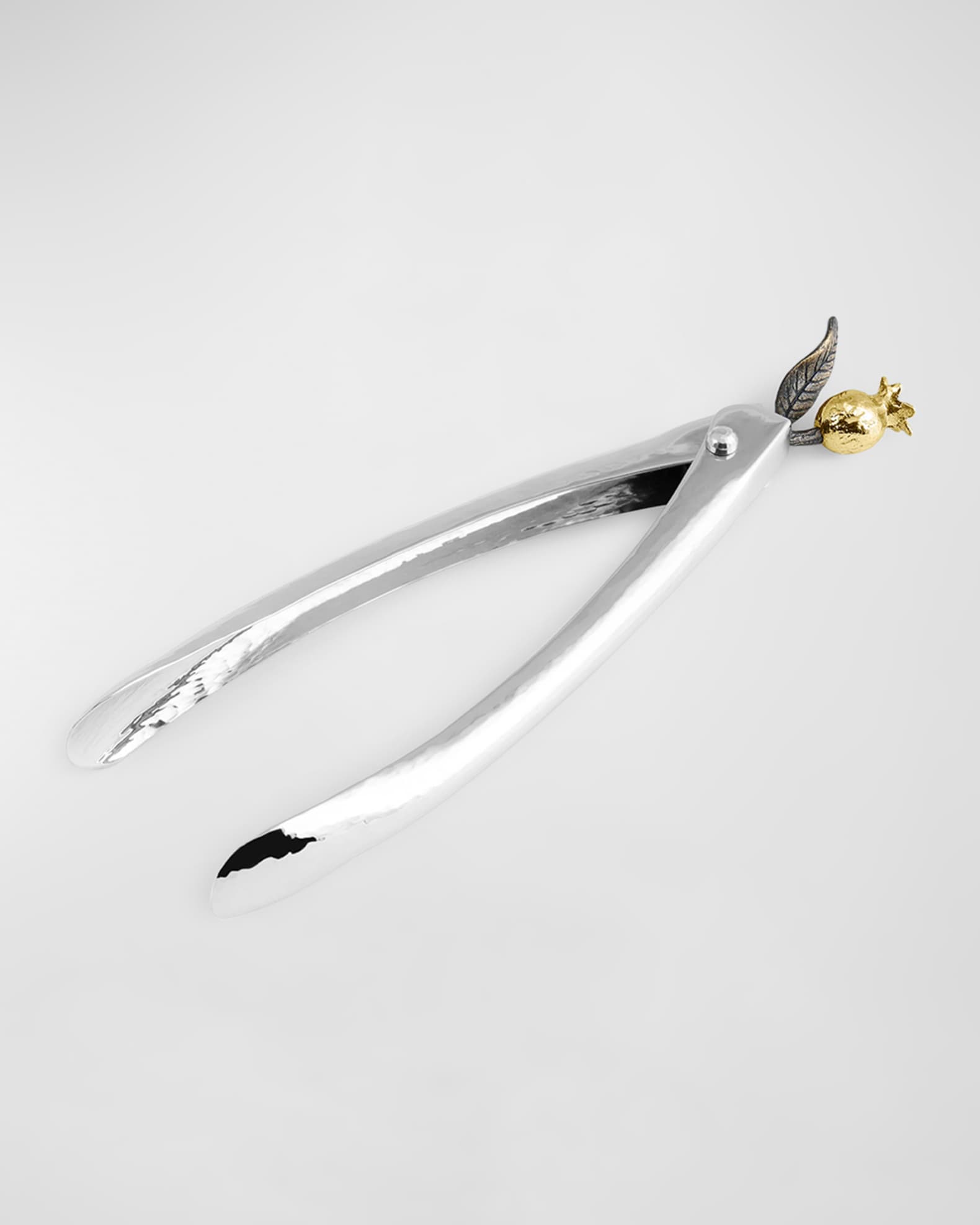 Michael Aram Pomegranate Small Lock Spring Tongs | Horchow