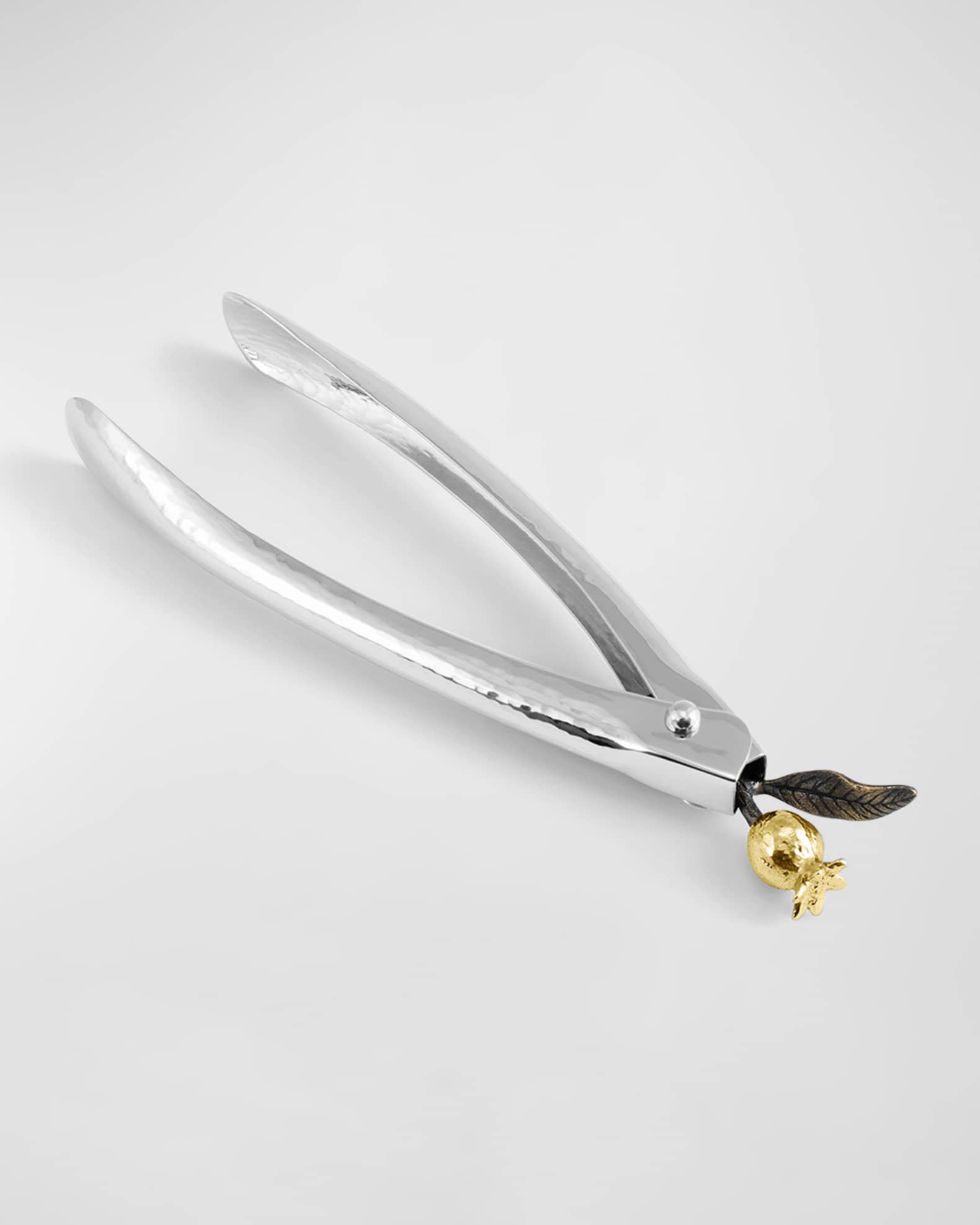 Michael Aram Pomegranate Small Lock Spring Tongs | Horchow