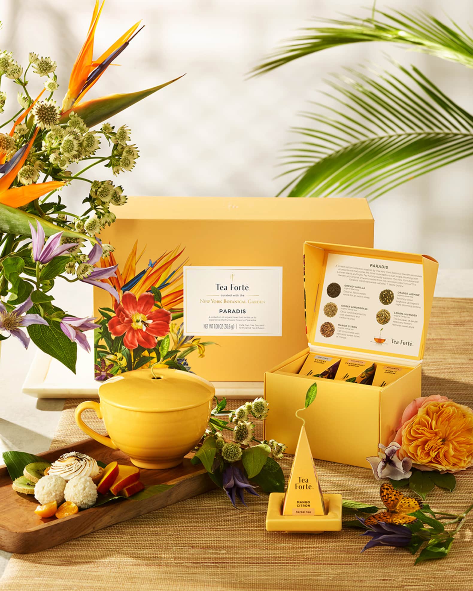 Tea Forte x The New York Botanical Garden Paradis Gift Set | Horchow