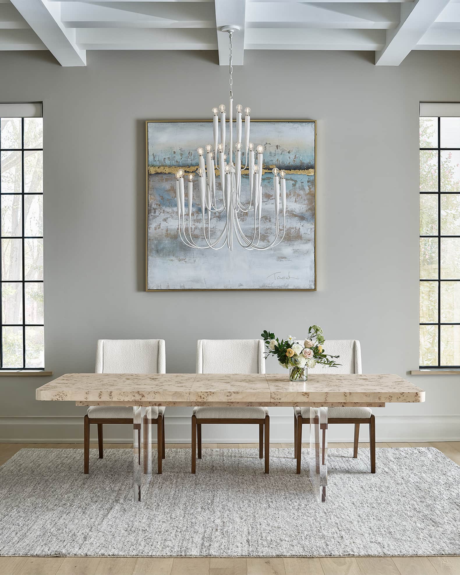 Miranda Kerr Home Tranquility Dining Table with Leaf | Horchow