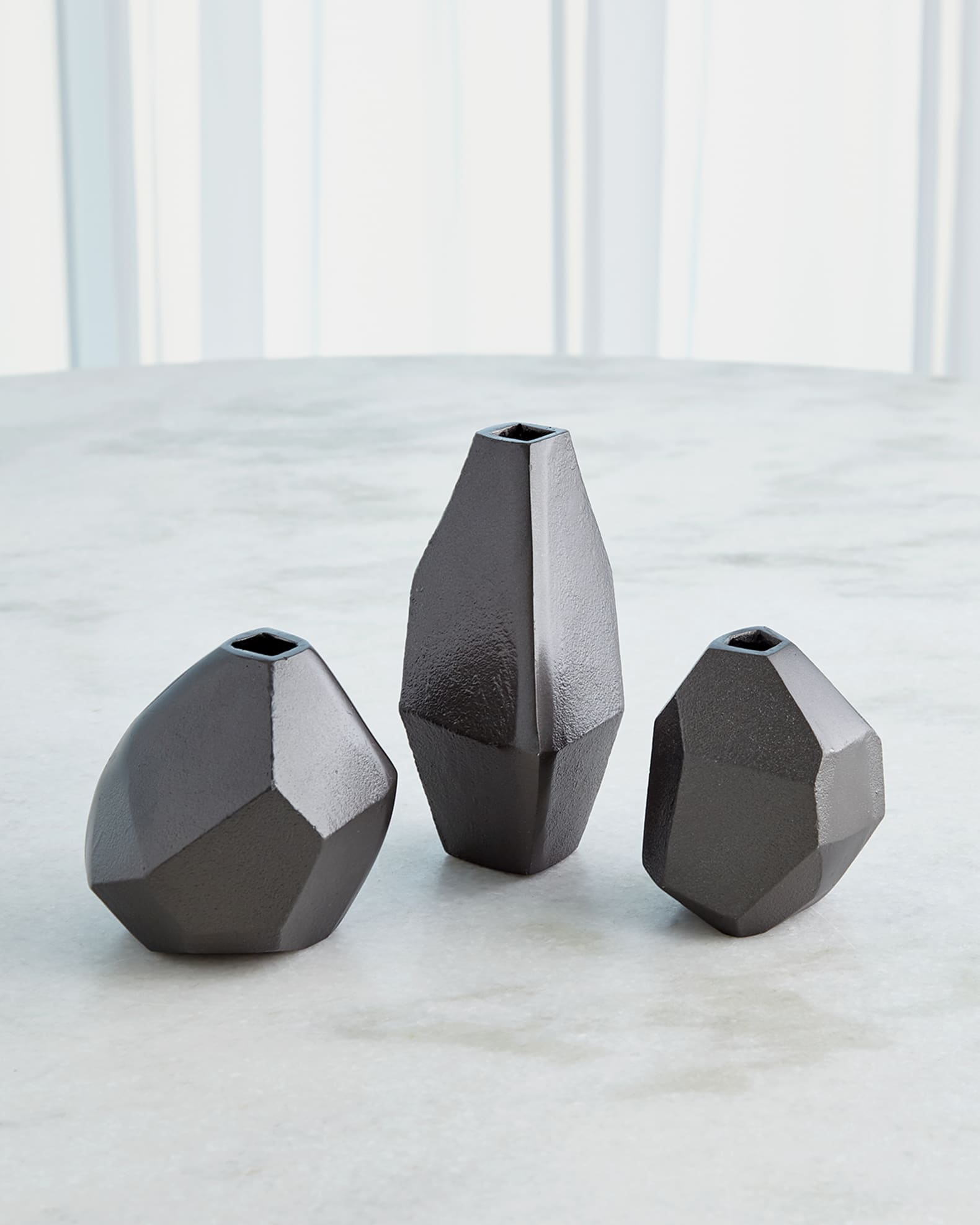 Global Views Geo Vases, Set of 3 | Horchow