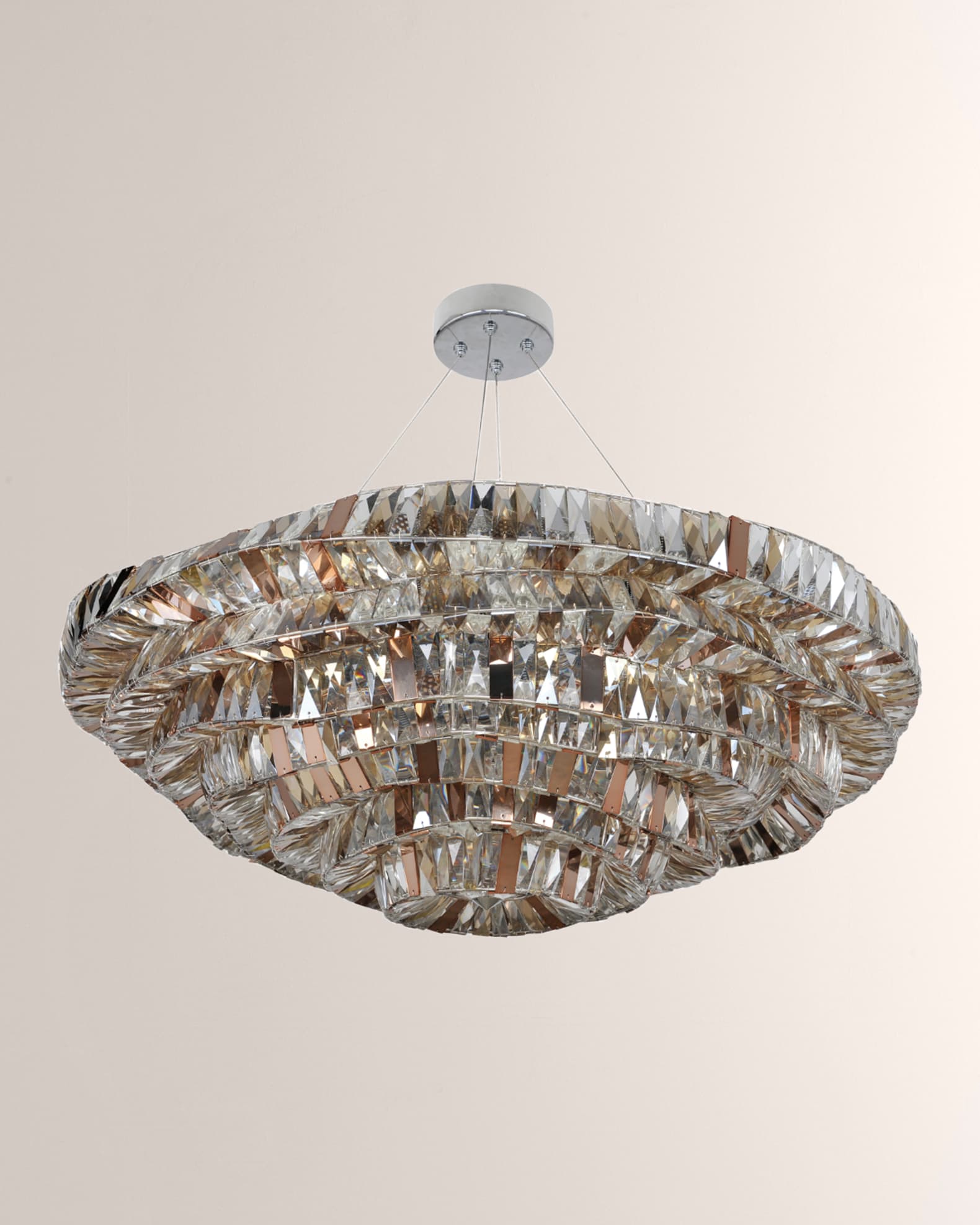 Kalco Lighting Gehry 21-Light 39" Chandelier | Horchow