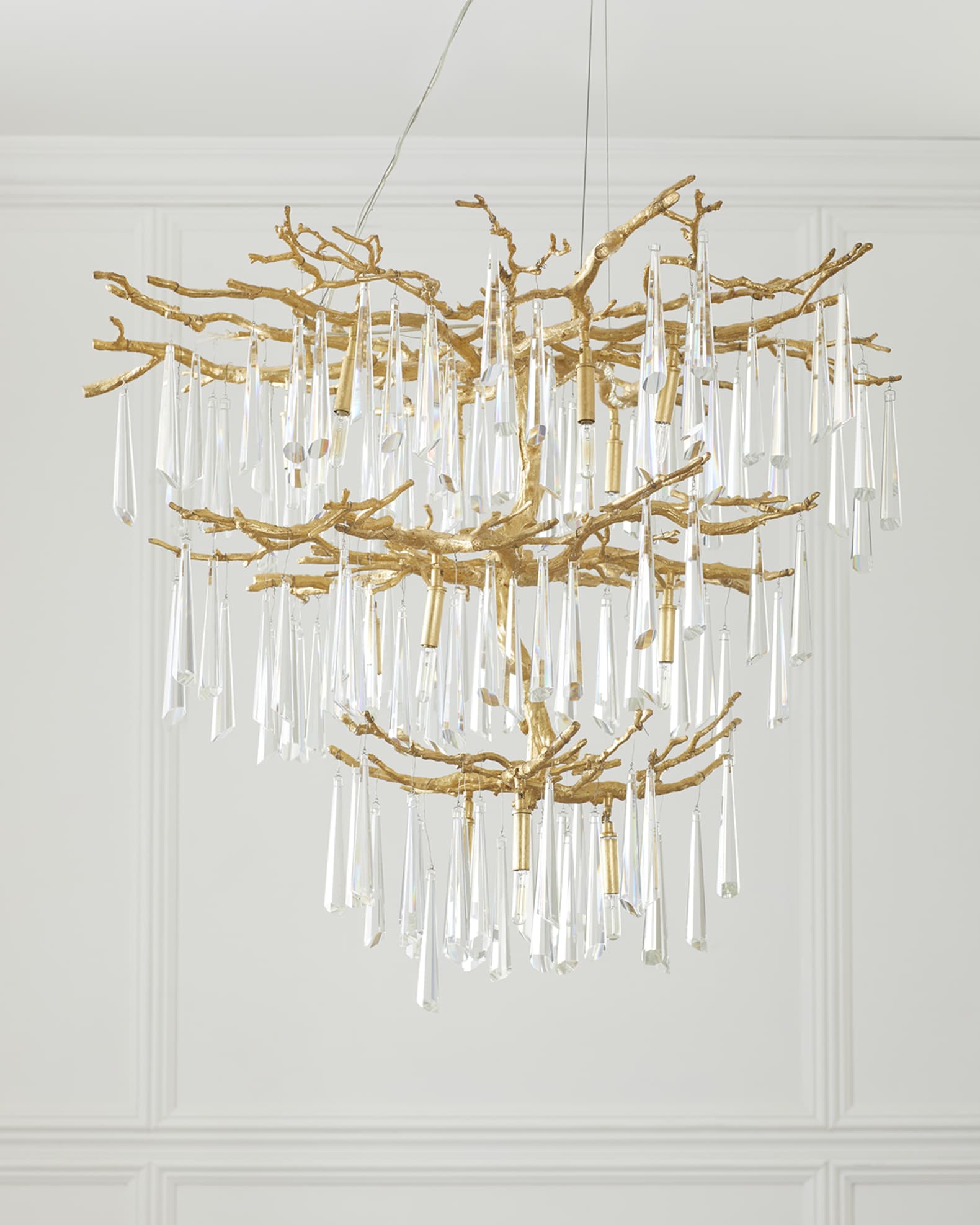 John-Richard Collection Lucent 12-Light Crystal Drop Chandelier | Horchow