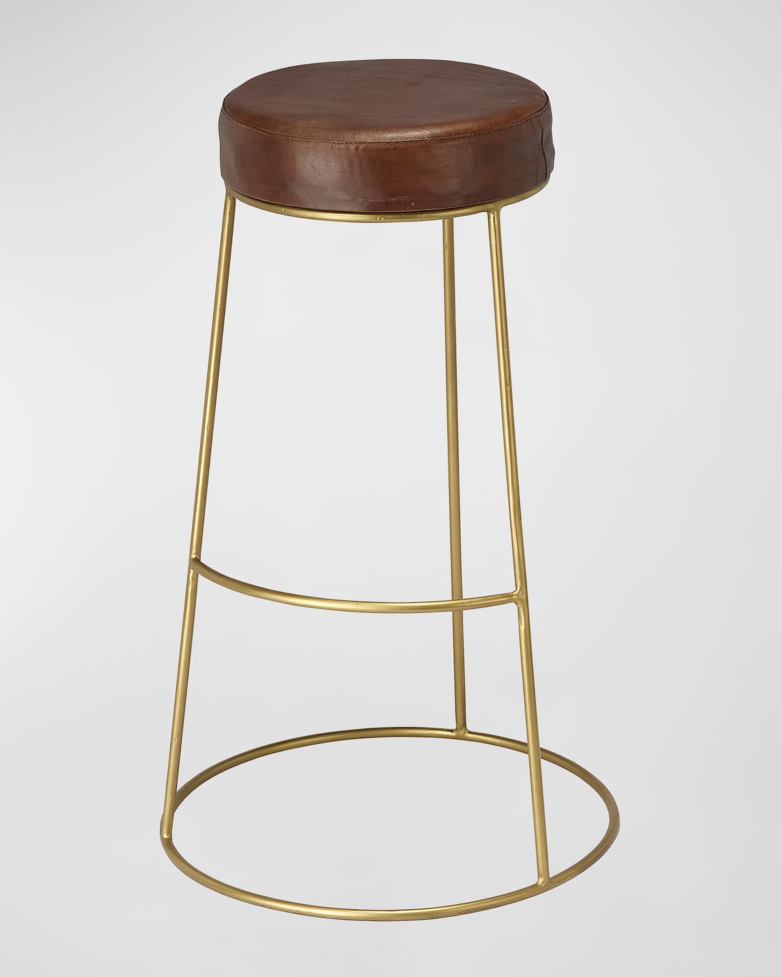 Jamie Young Henry Leather 30" Bar Stool | Horchow