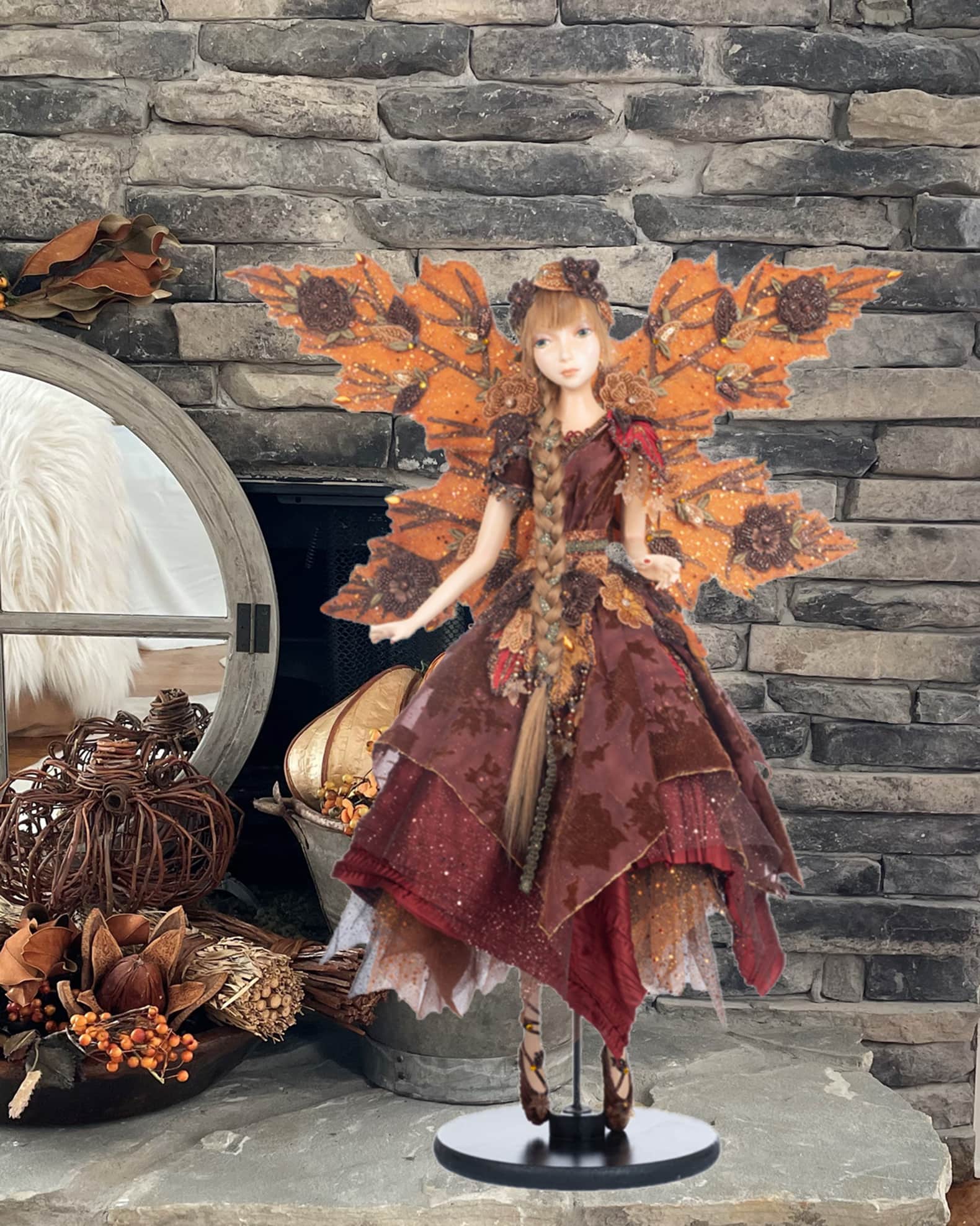 Katherine's Collection Autumn Redfern Fairy Doll, 30" | Horchow