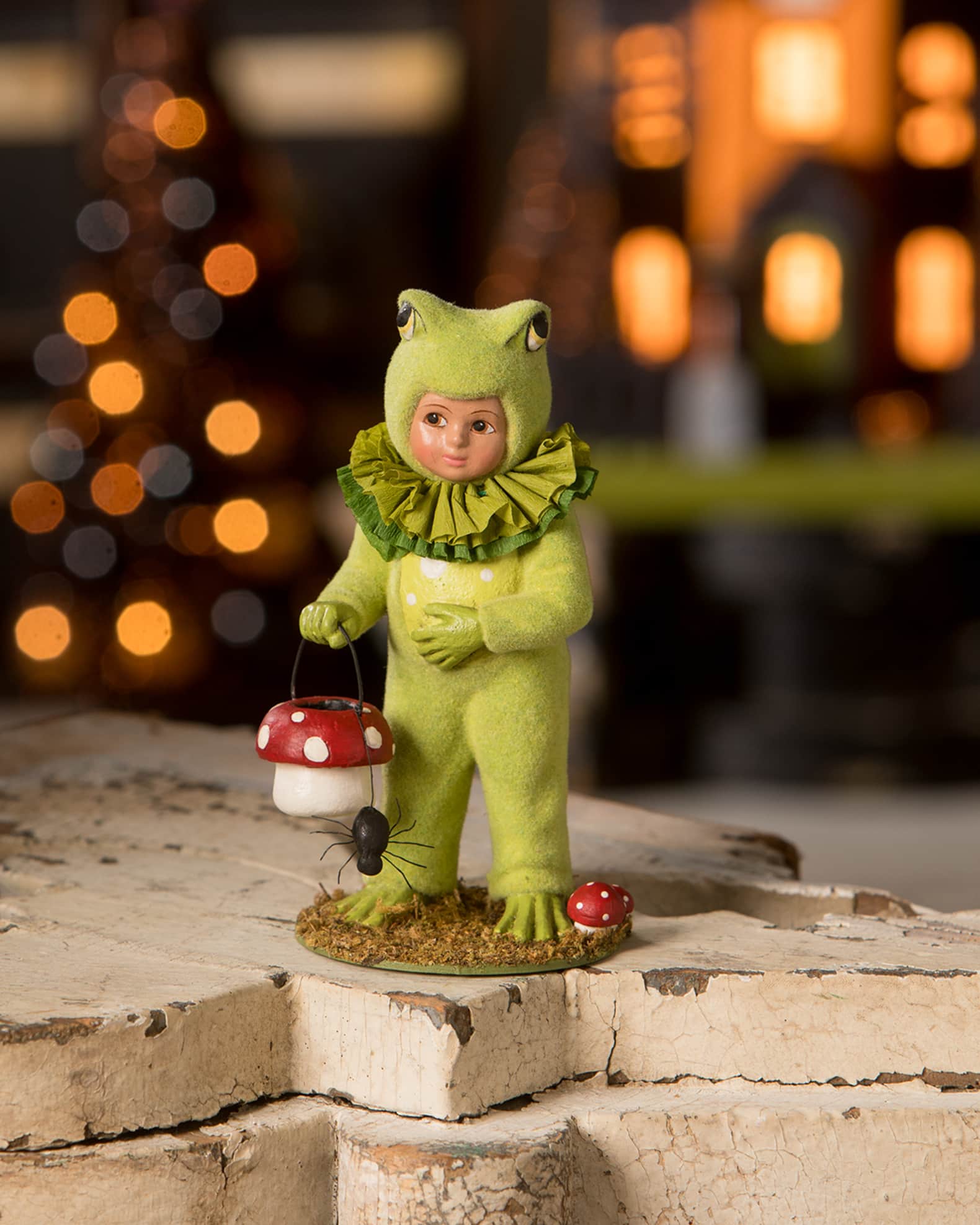 Bethany Lowe Dressed Up Manny Halloween Frog | Horchow