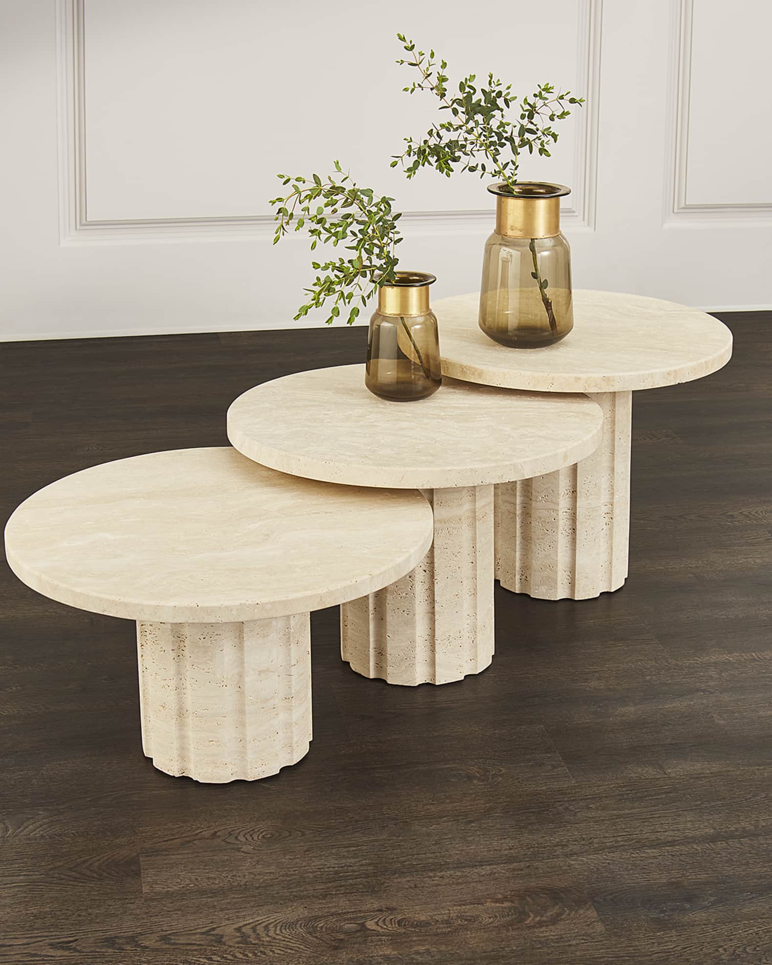Interlude Home Amerigo Nesting Cocktail Tables, Set of 3 | Horchow