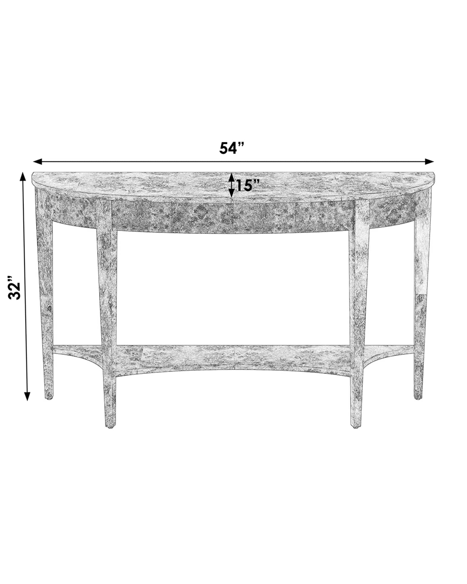 Butler Specialty Co Acacia Burlwood Console Table | Horchow