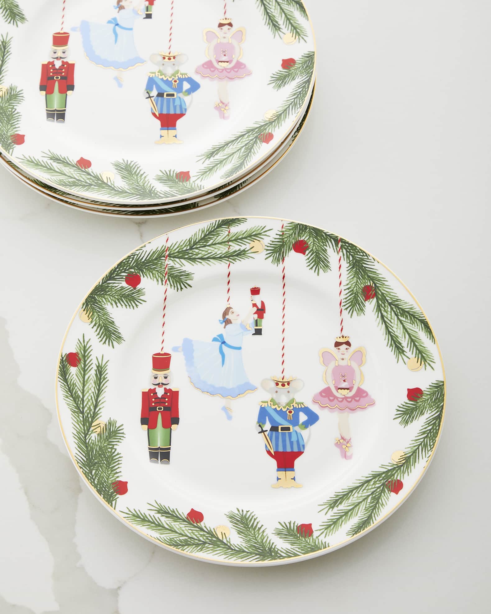 Neiman Marcus Nutcracker Salad/Dessert Plates, Set of 4 | Horchow
