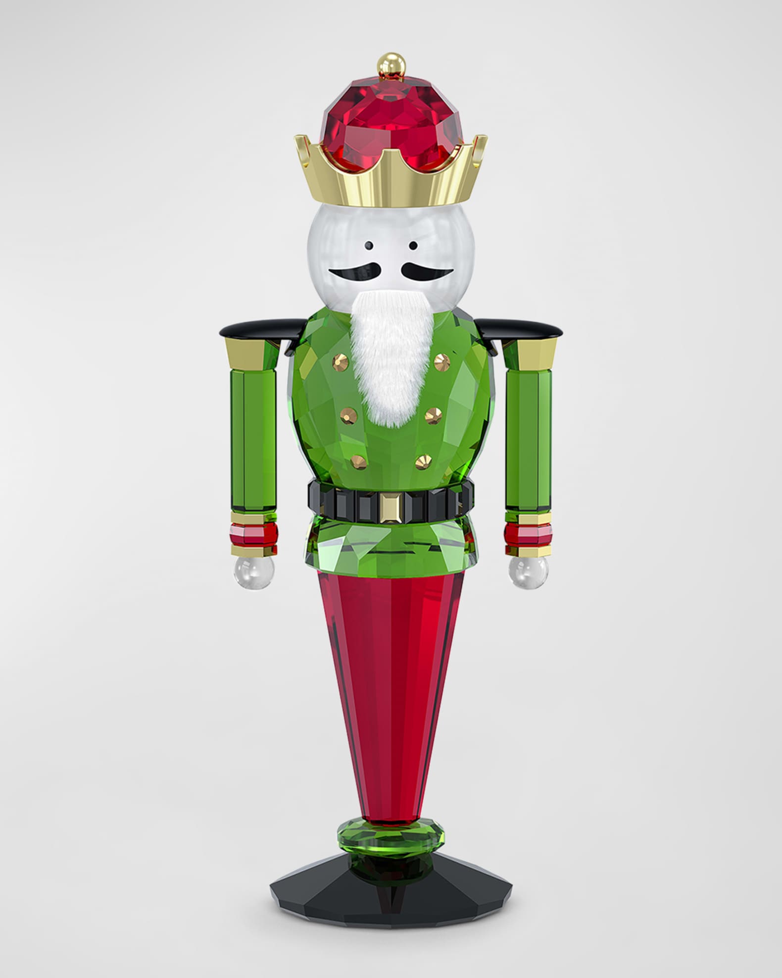 SWAROVSKI 4" Holiday Cheers Christmas Nutcracker | Horchow