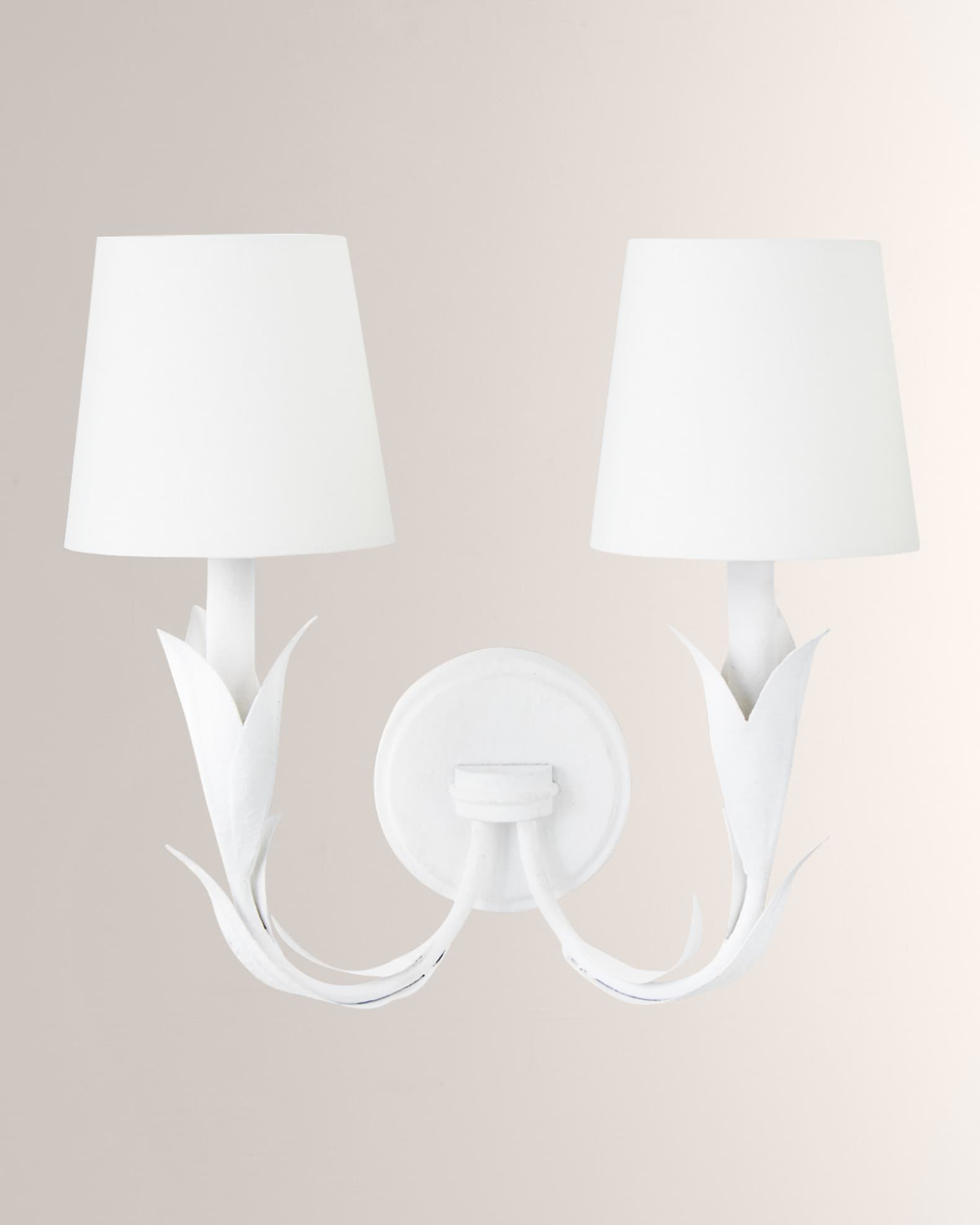 Regina Andrew River Reed Double Sconce | Horchow