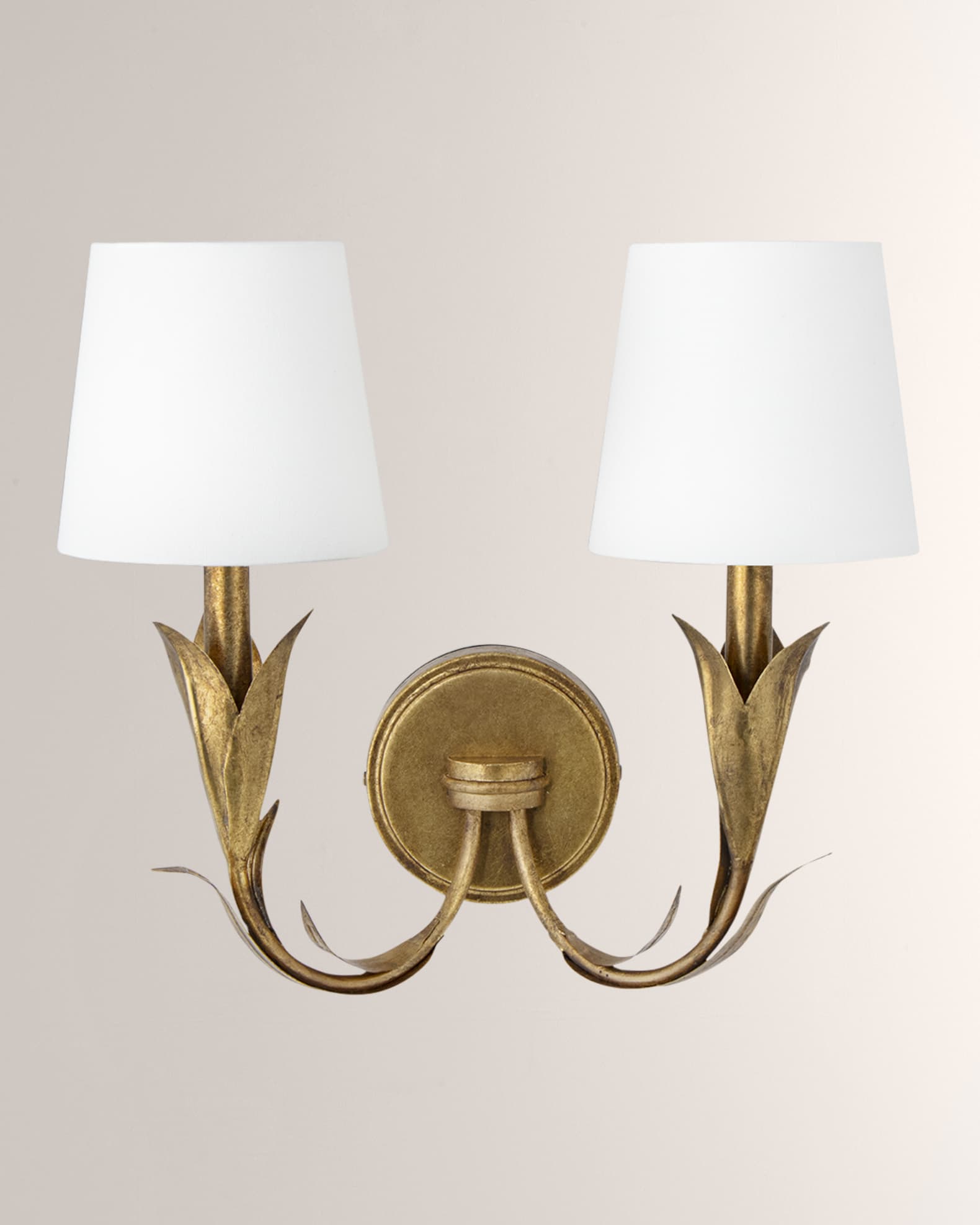 Regina Andrew River Reed Double Sconce | Horchow