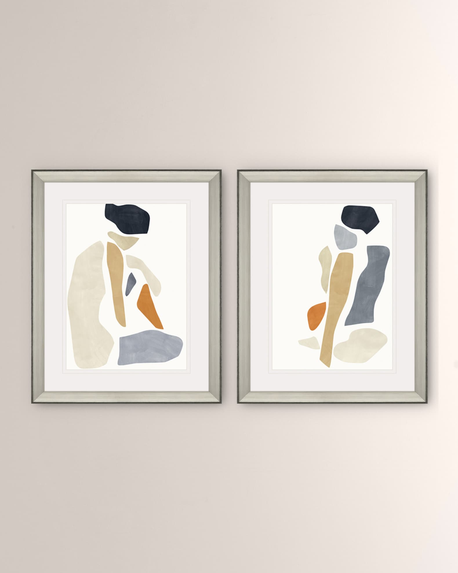"Silhouette Blocks Poise" Art Print | Horchow