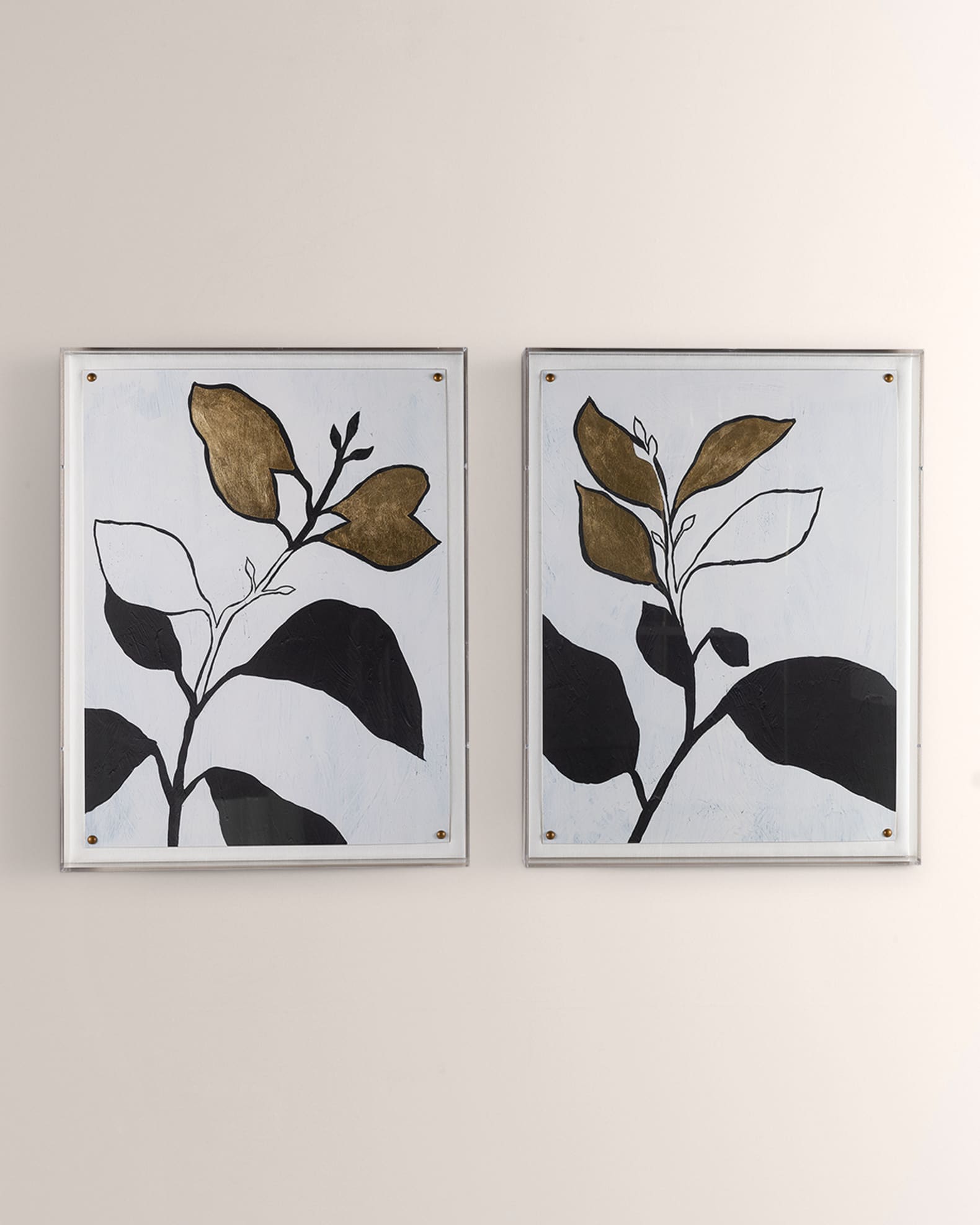 Port 68 "Gold Annuals II" Giclee | Horchow