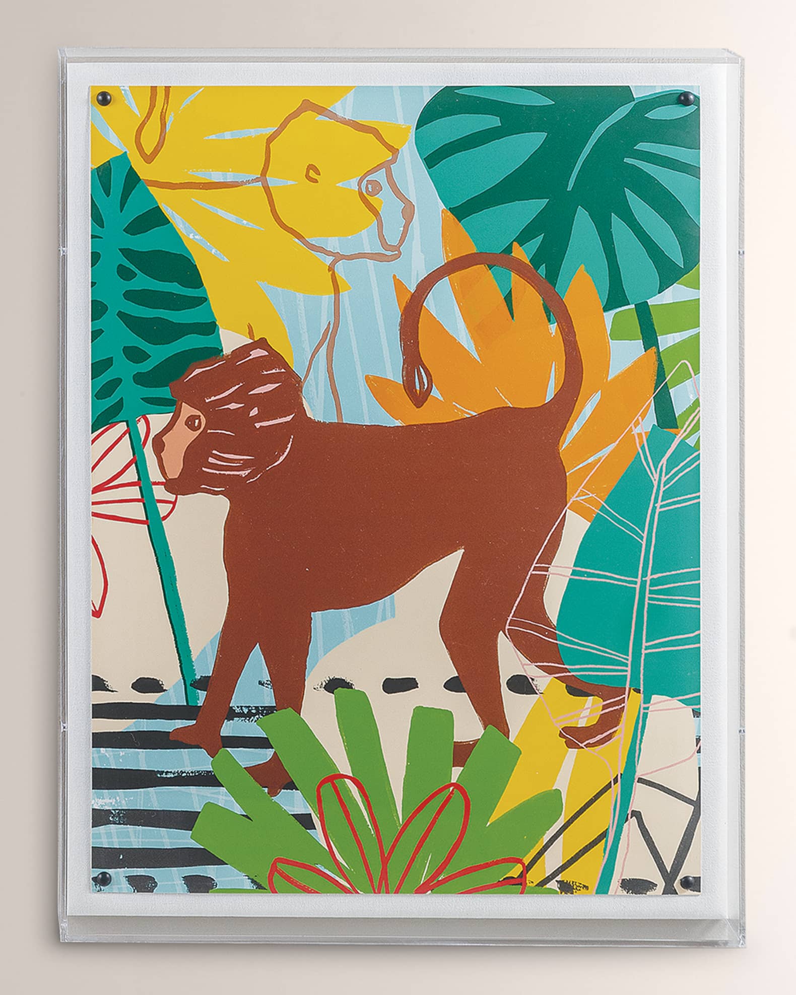 Port 68 "Jungle Monkey" Giclee | Horchow