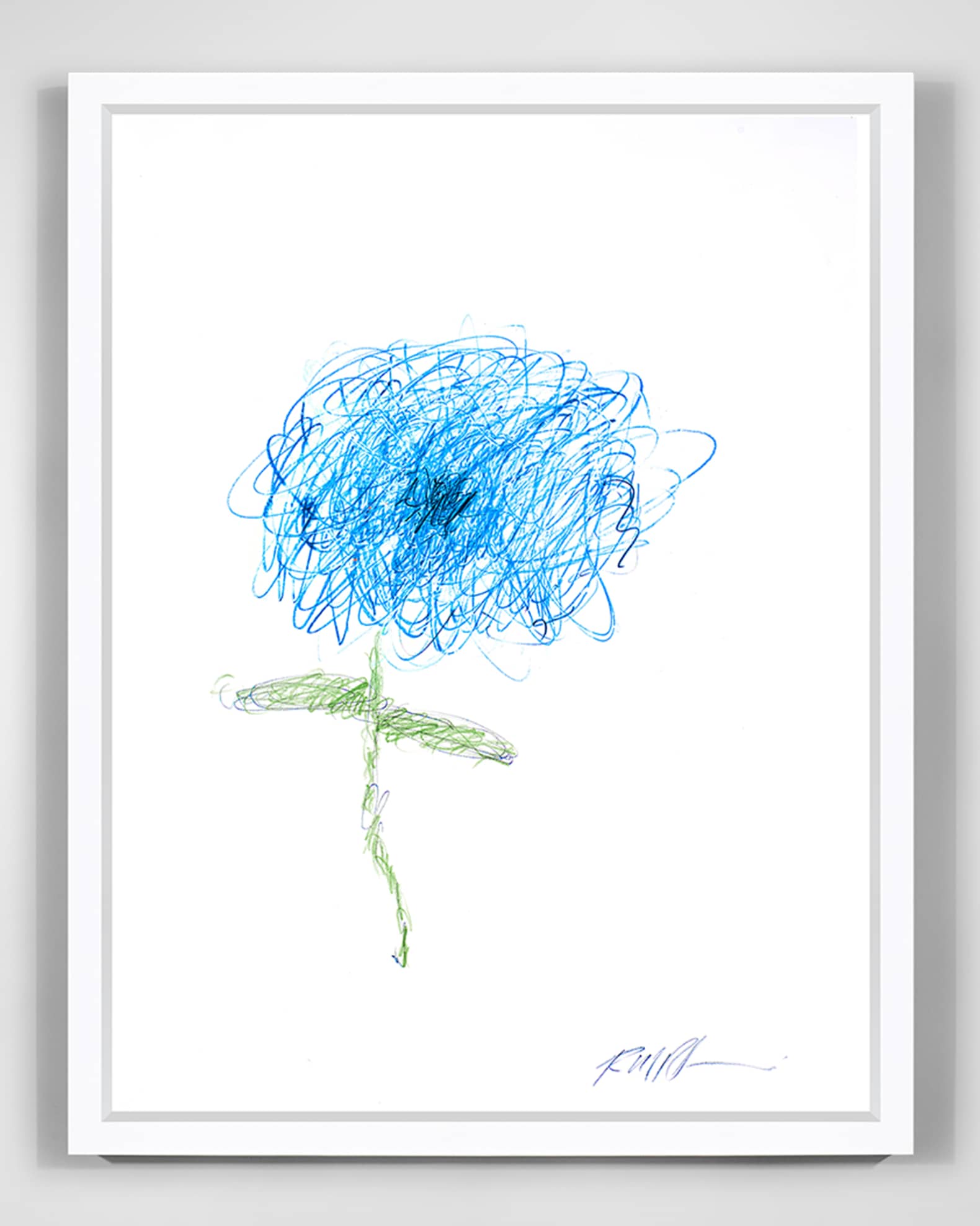 RFA Fine Art "Floral - Scribble Flower" Giclee by Robert Robinson | Horchow