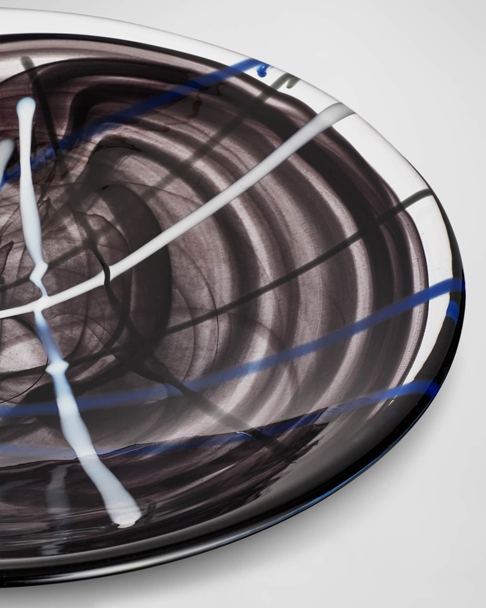 Kosta Boda Contrast Black Platter | Horchow
