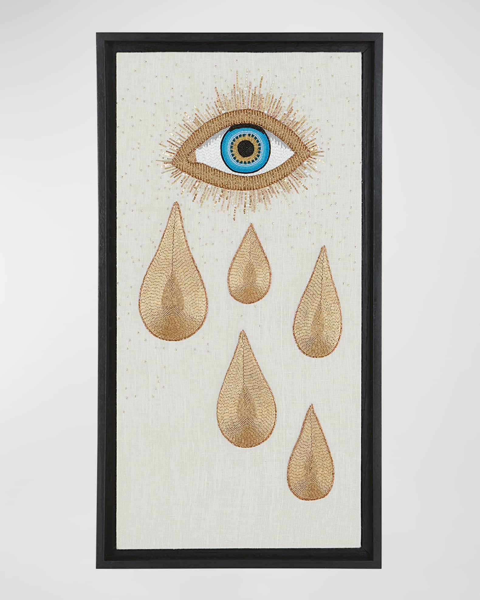 Jonathan Adler Muse Eye Tear Beaded Wall Art | Horchow