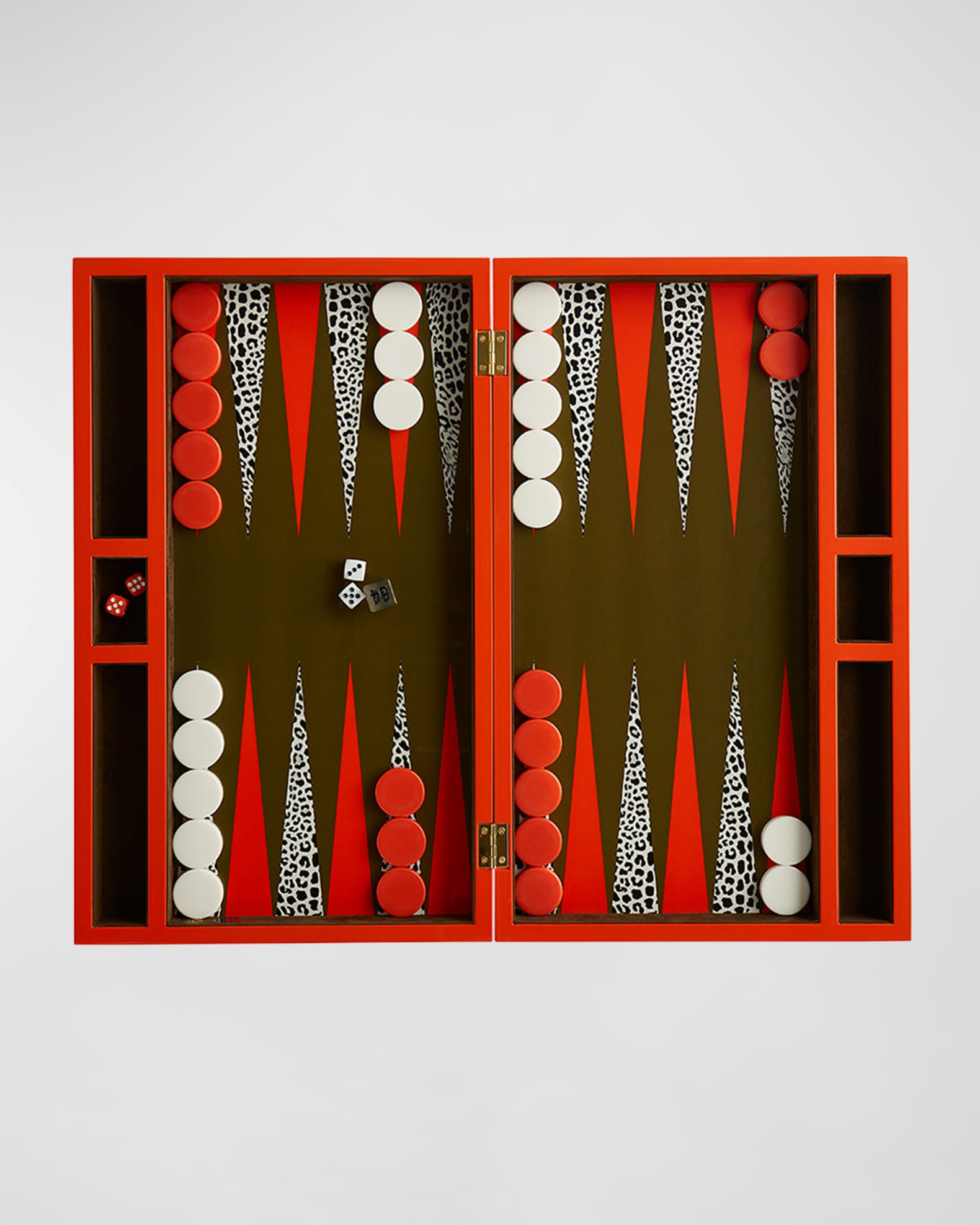 Jonathan Adler Leopard Backgammon Set | Horchow